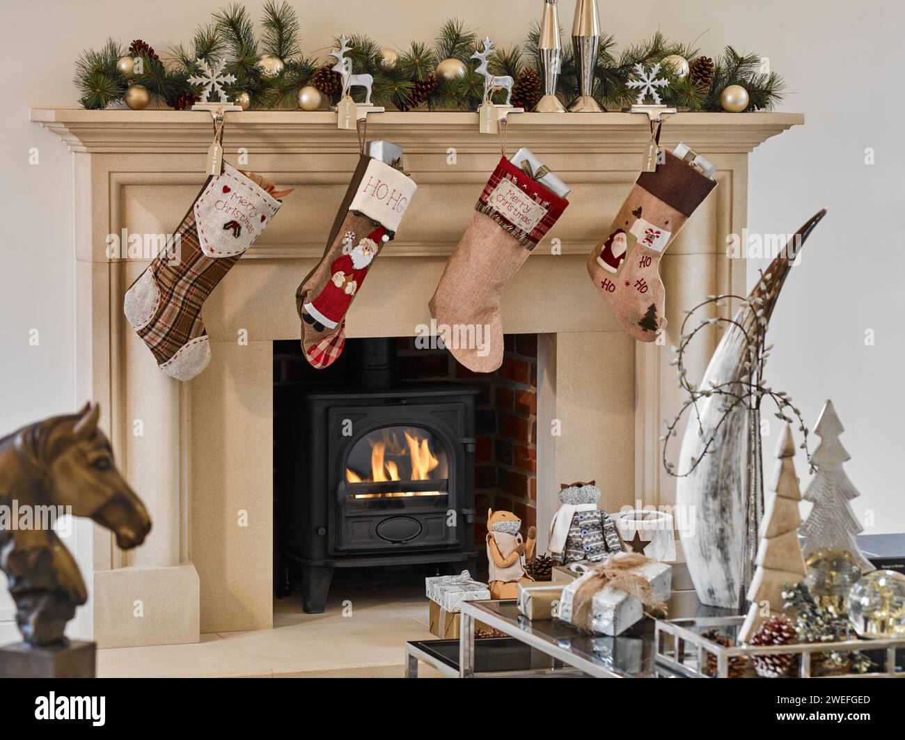 Hung above fire hi-res stock photography and images - Alamy