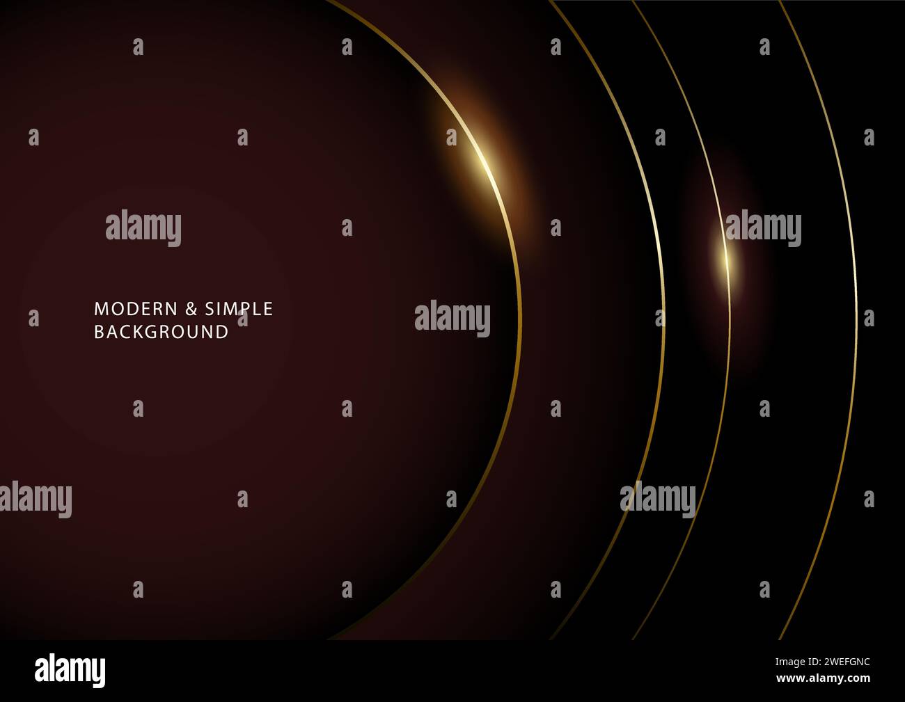 Dark and Gold line background, modern simple abstract vector background ...