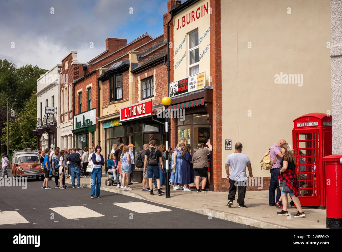 UK, England, West Midlands, Dudley, Black Country Museum, The Town ...