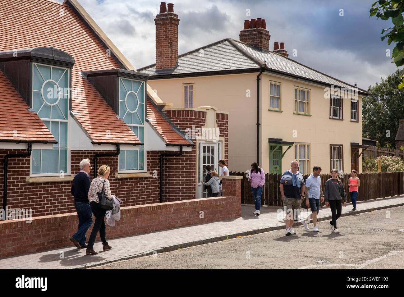 UK, England, West Midlands, Dudley, Black Country Museum, mid-war ...