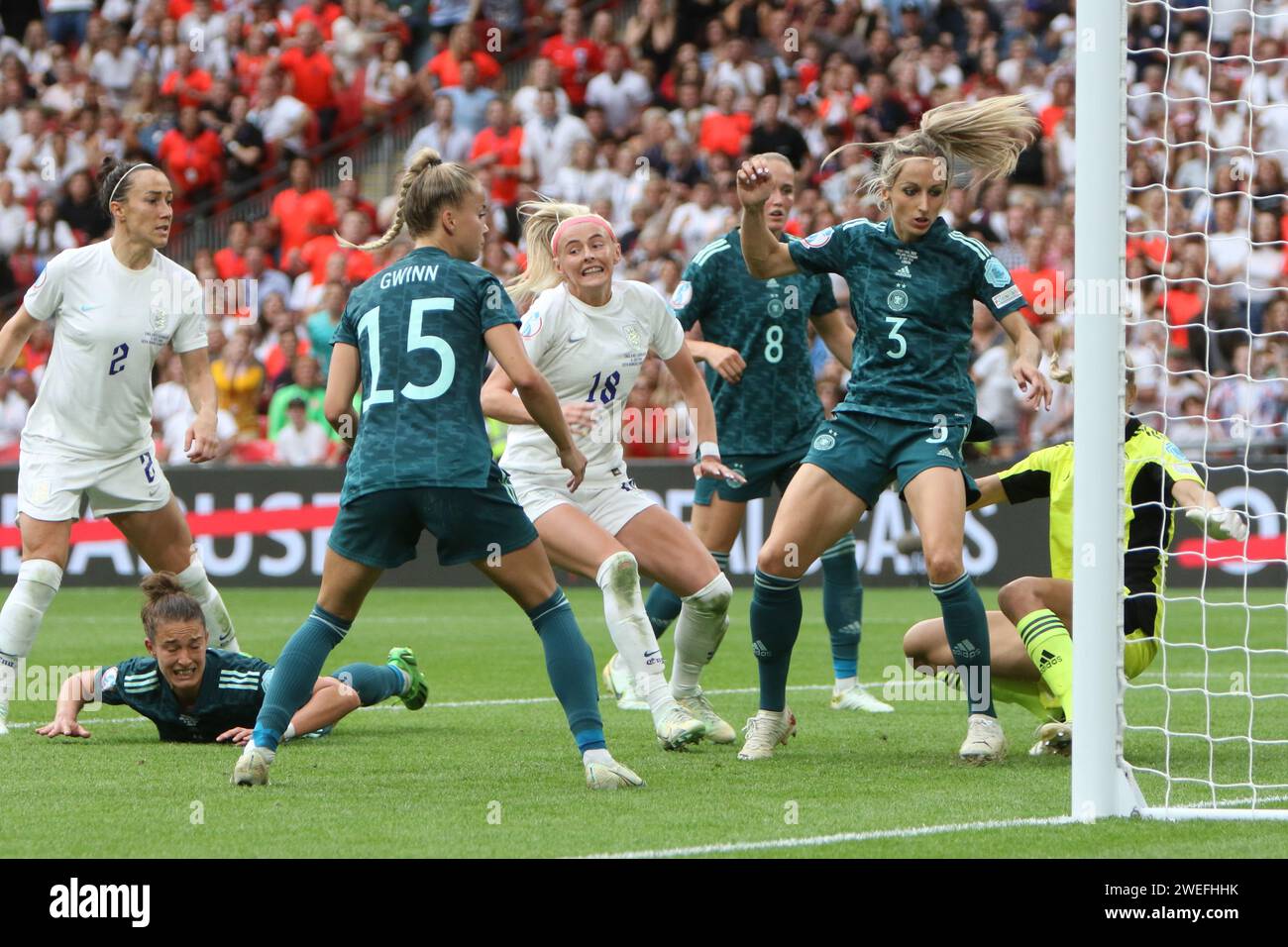 Chloe Kelly celebrates after scoring winning goal UEFA Women's Euro ...