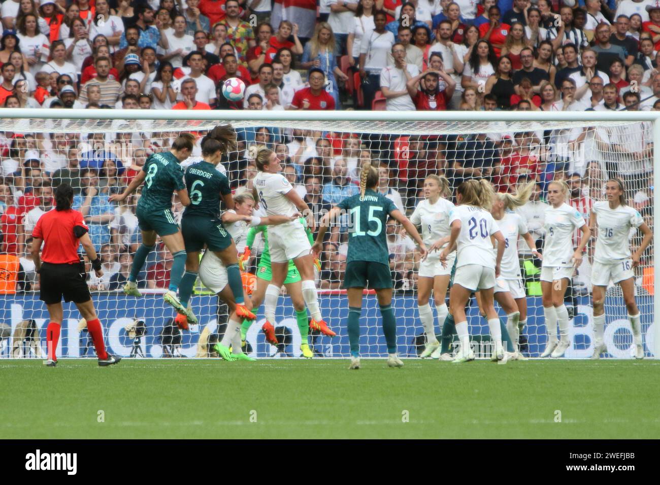 UEFA Women's Euro Final 2022 England v Germany at Wembley Stadium ...