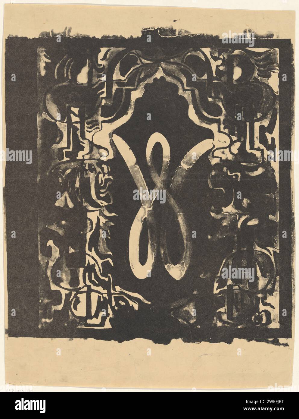 Cover Design For: Wingen, August 1918, Carel Adolph Lion Cachet, 1918 ...