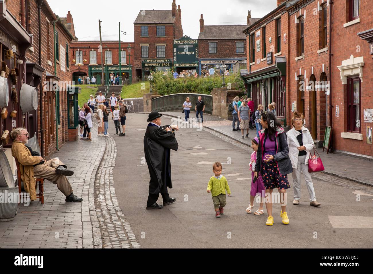 UK, England, West Midlands, Dudley, Black Country Museum, The Village ...