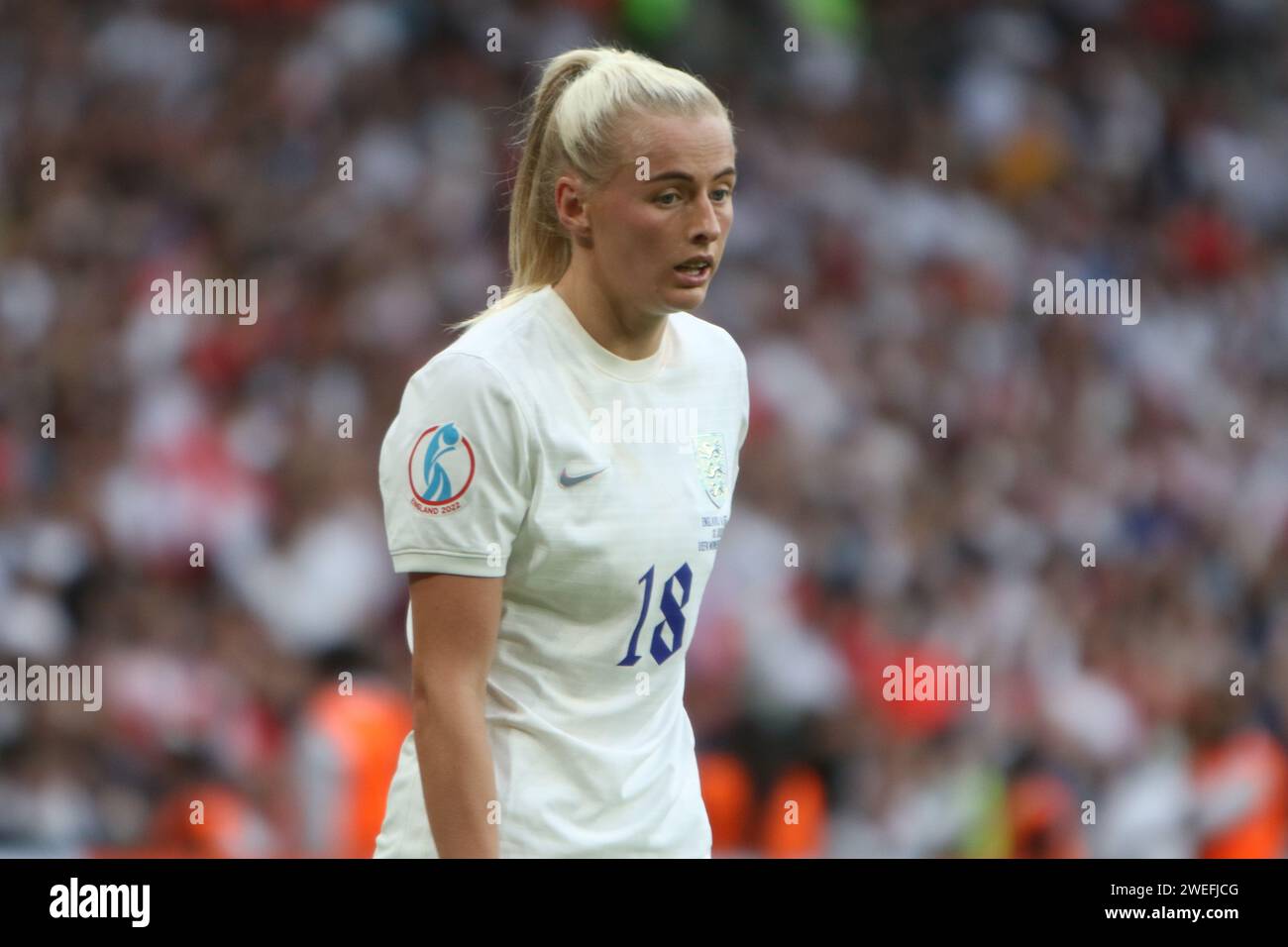 Chloe Kelly during UEFA Women's Euro Final 2022 England v Germany at ...