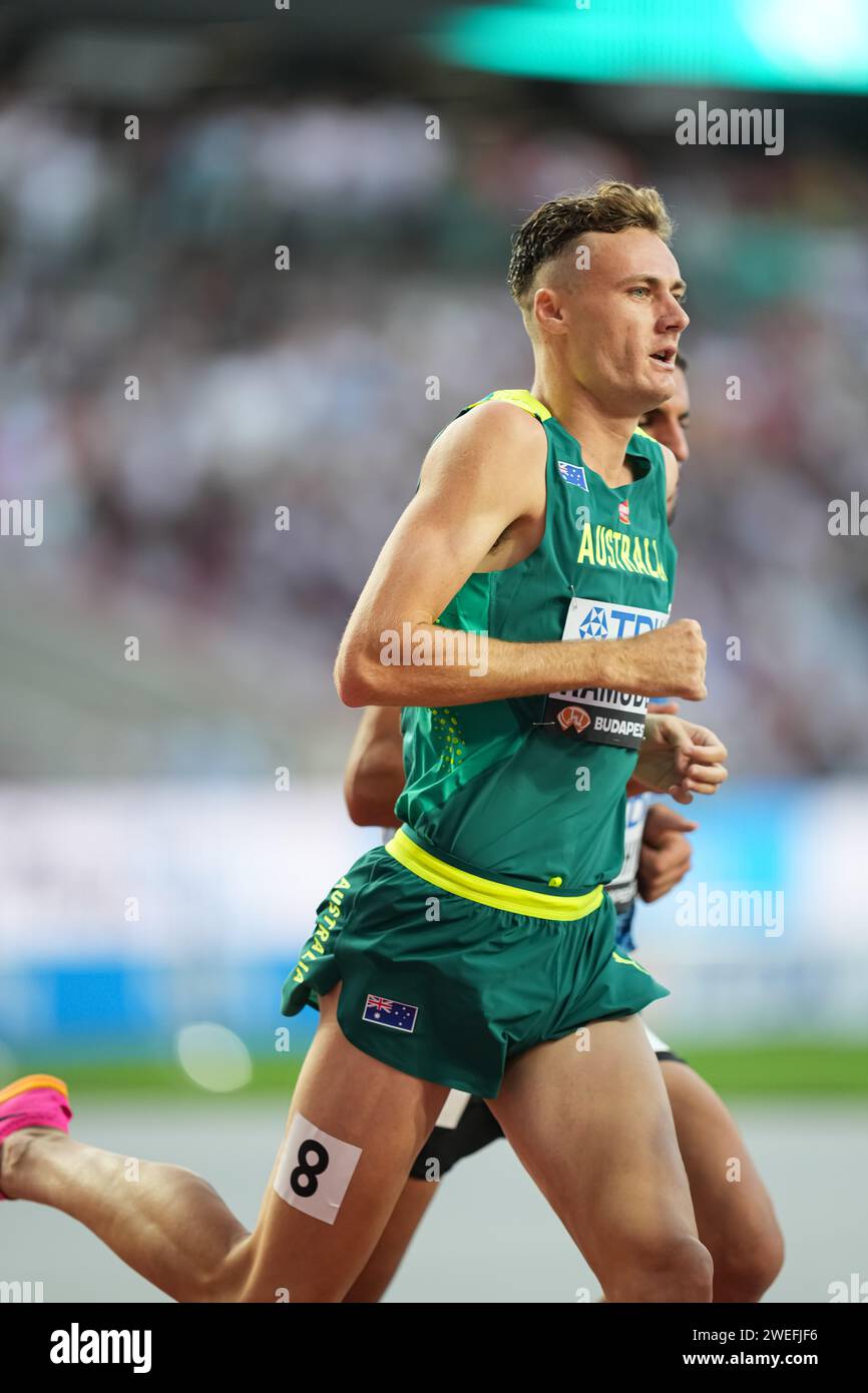 Matthew RAMSDEN participating in the 1500 meters at the World Athletics ...