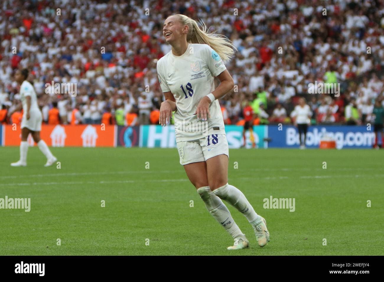Chloe Kelly during UEFA Women's Euro Final 2022 England v Germany at ...