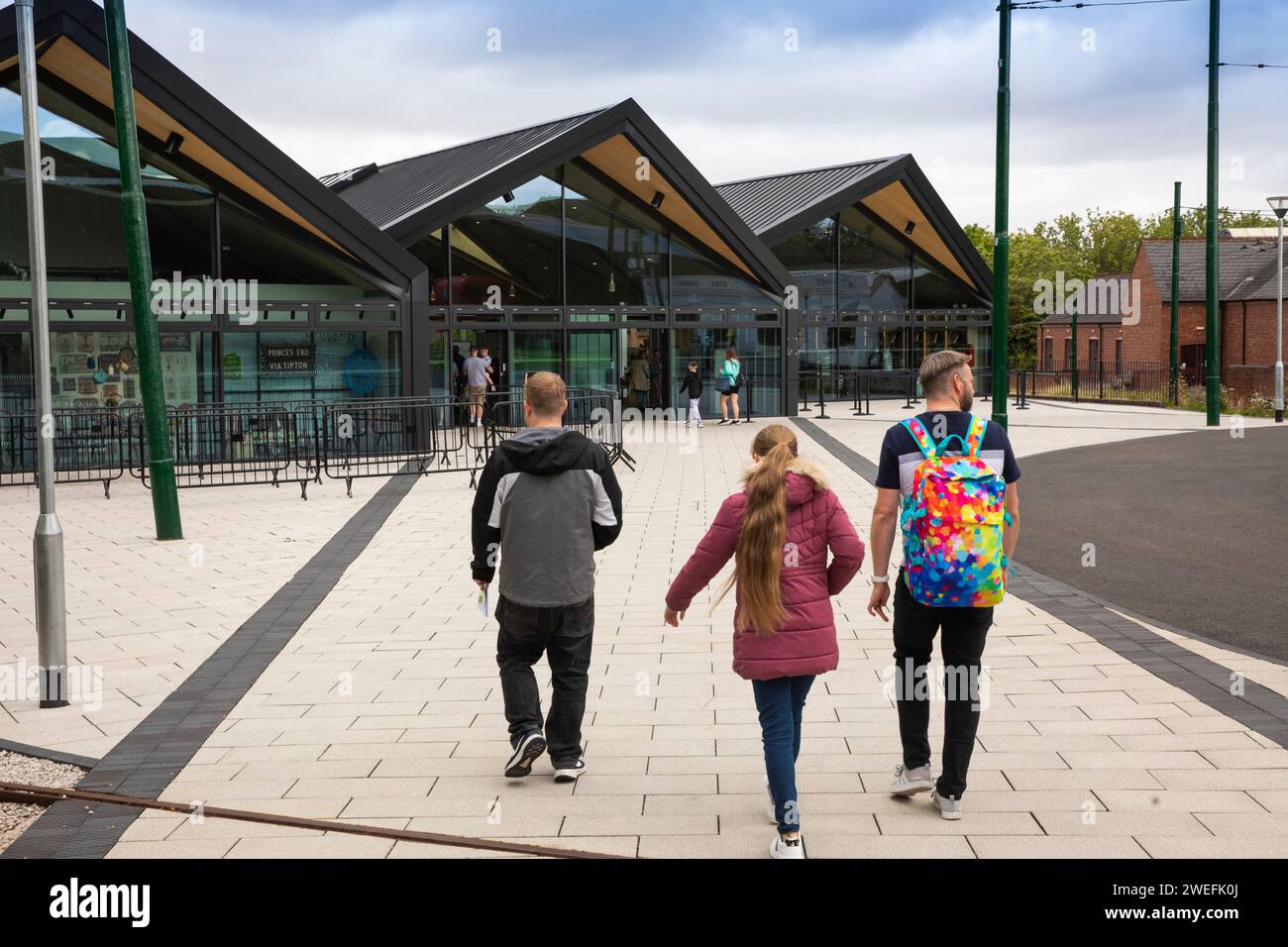 UK, England, West Midlands, Dudley, Black Country Museum, visitors ...