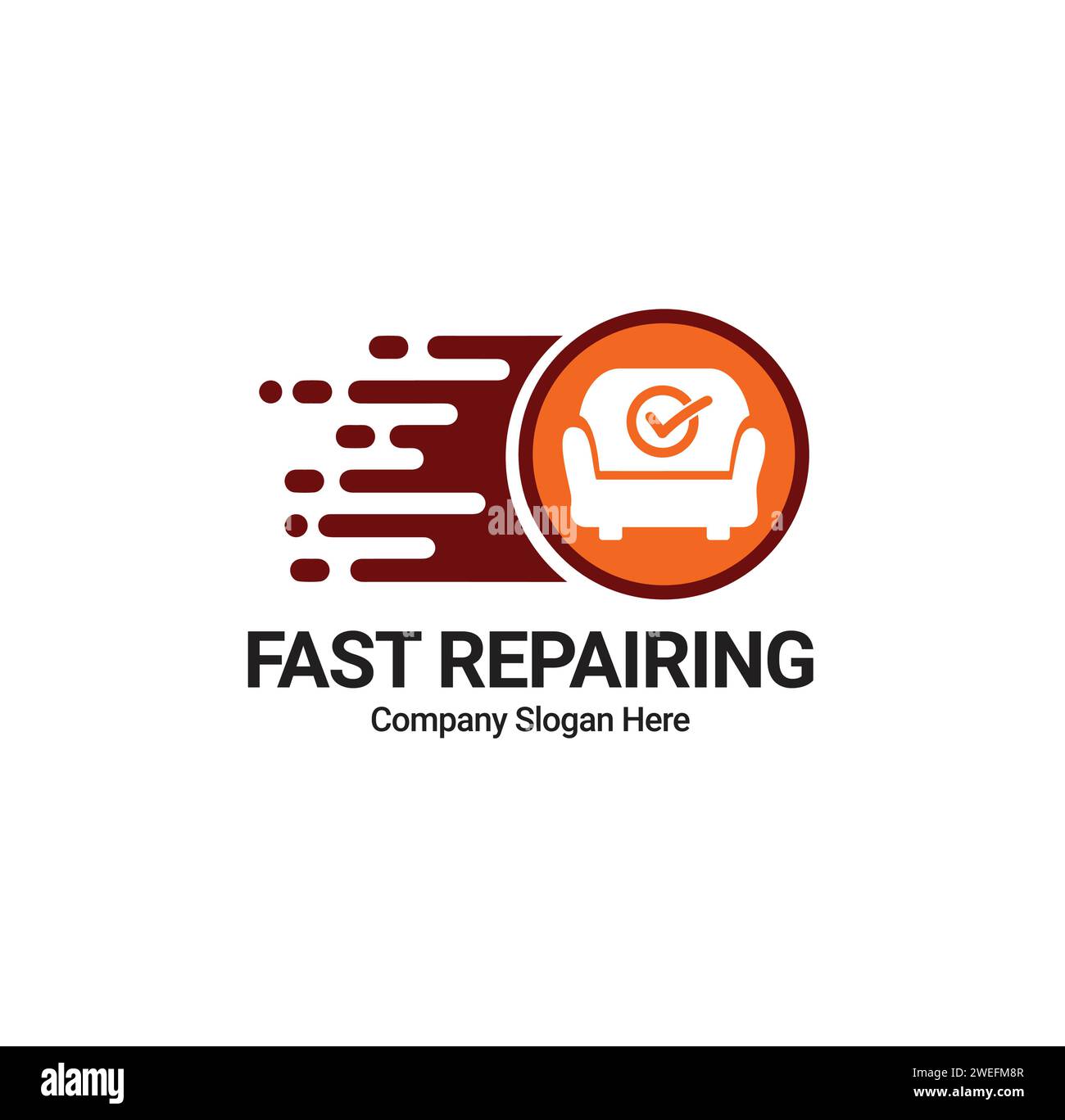 Fast Sofa Repairing Logo Design Stock Vector Image & Art - Alamy