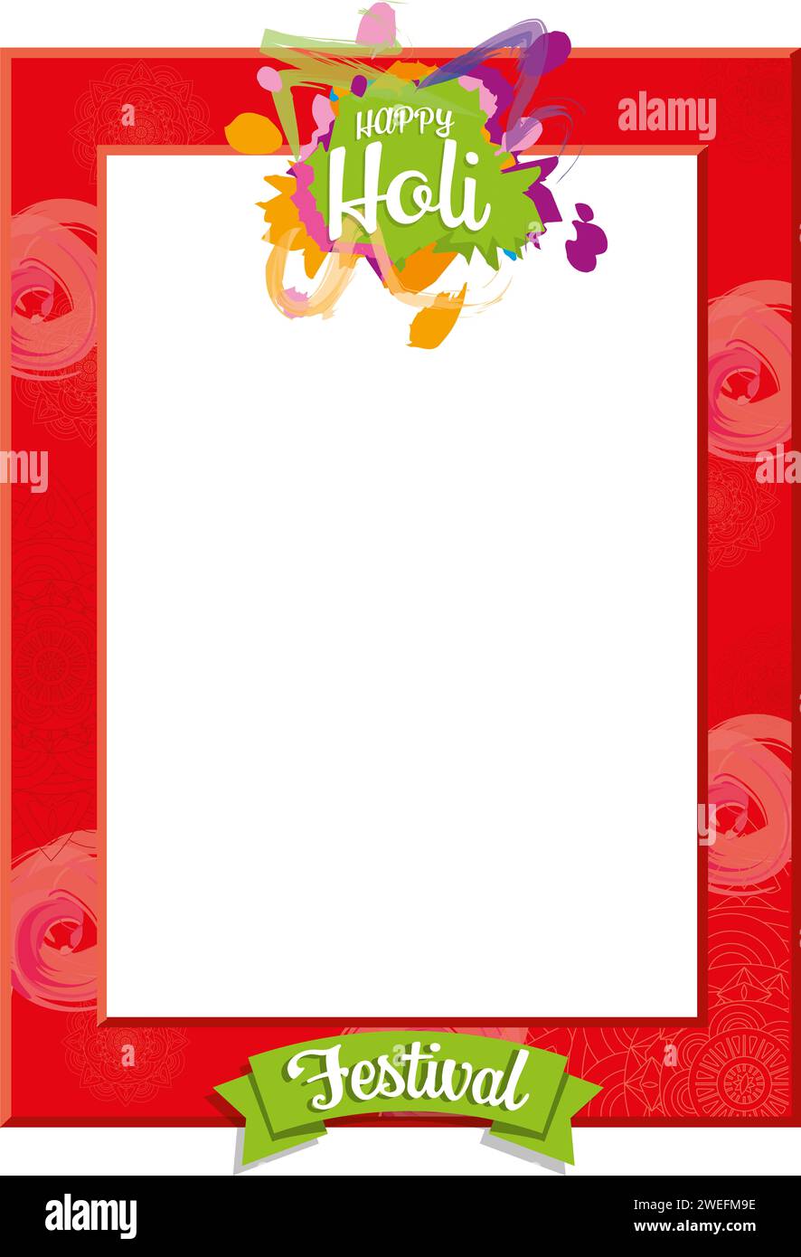 Holi frame hi-res stock photography and images - Alamy