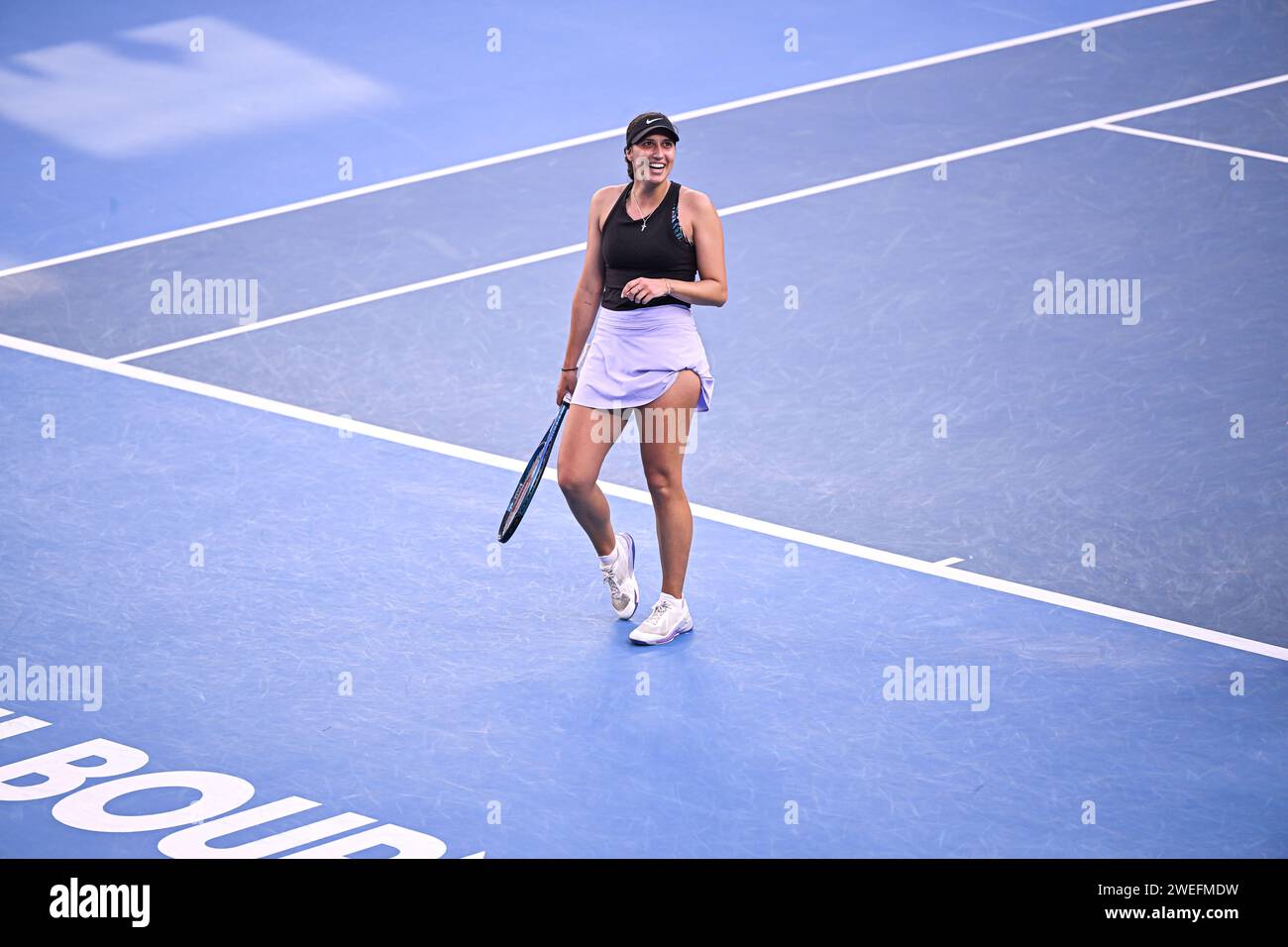 Jaimee Fourlis and Andrew Harris during the Australian Open AO 2024 ...