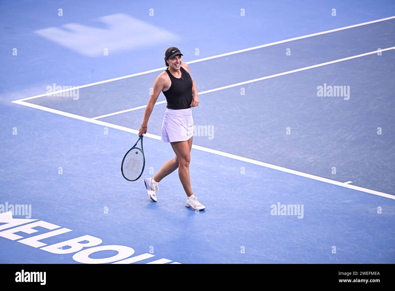Jaimee Fourlis and Andrew Harris during the Australian Open AO 2024 ...
