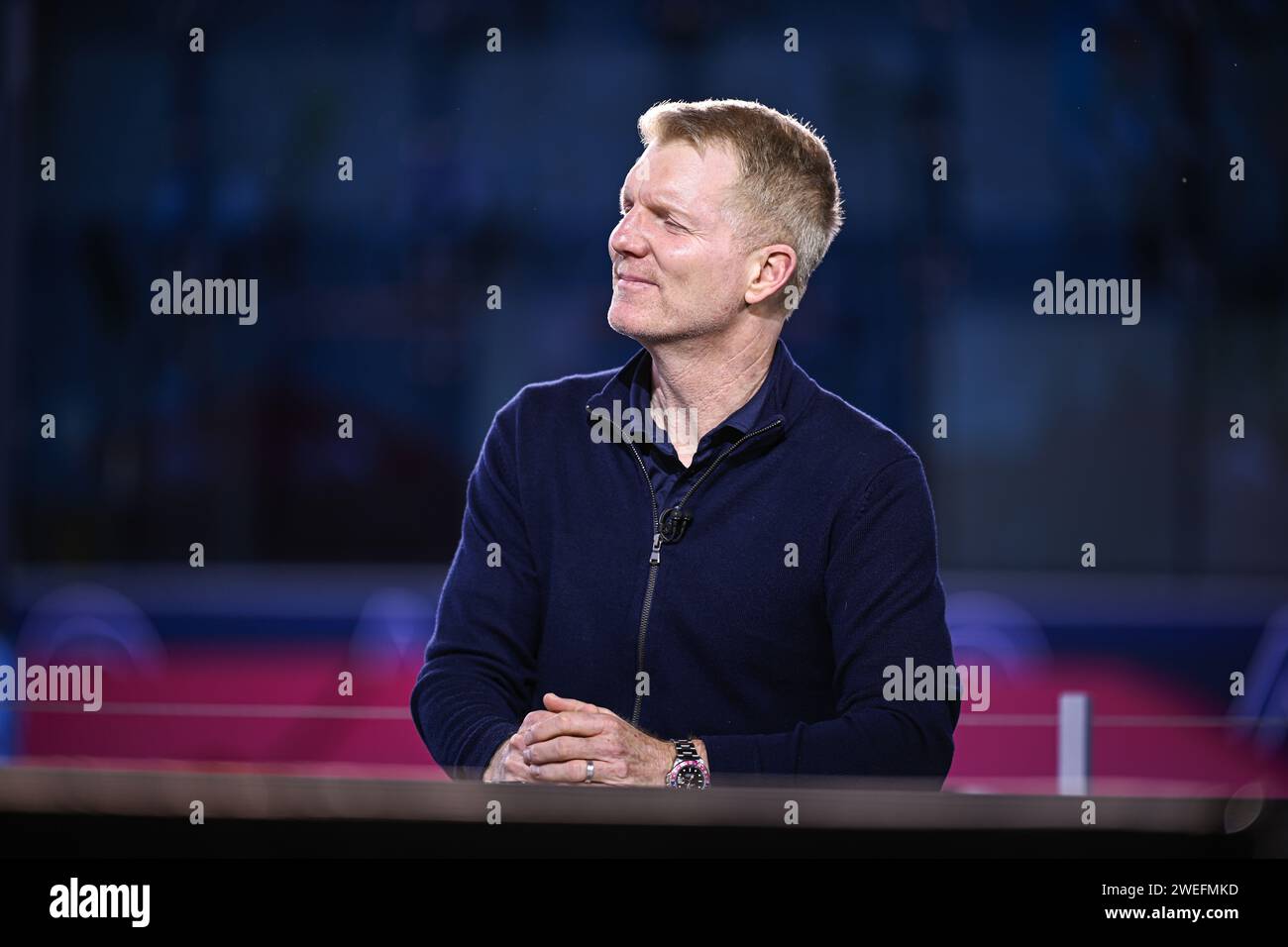 Jim Courier during the Australian Open AO 2024 Grand Slam tennis ...