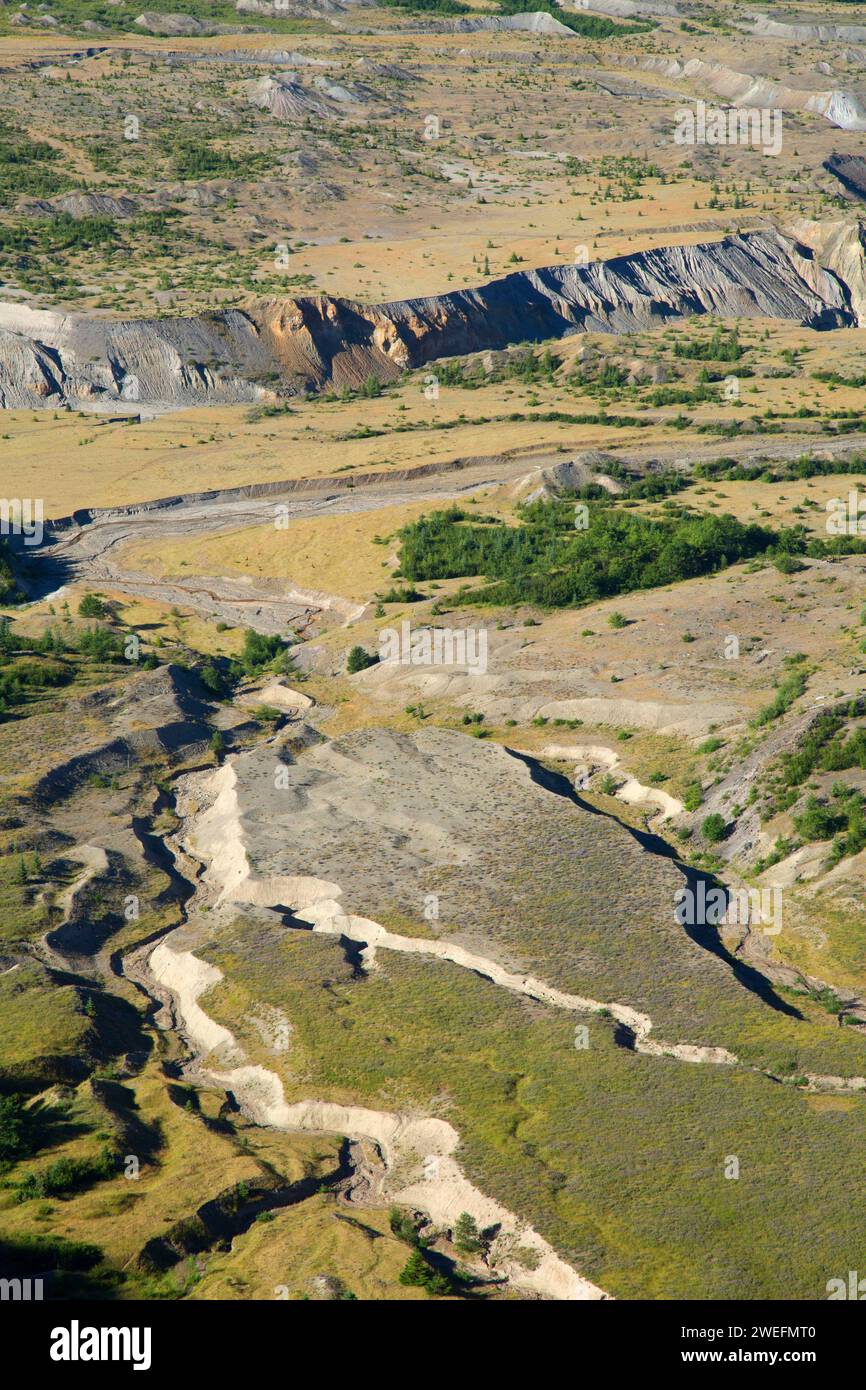 Toutle River valley, Spirit Lake Memorial Highway, Mt St Helens ...