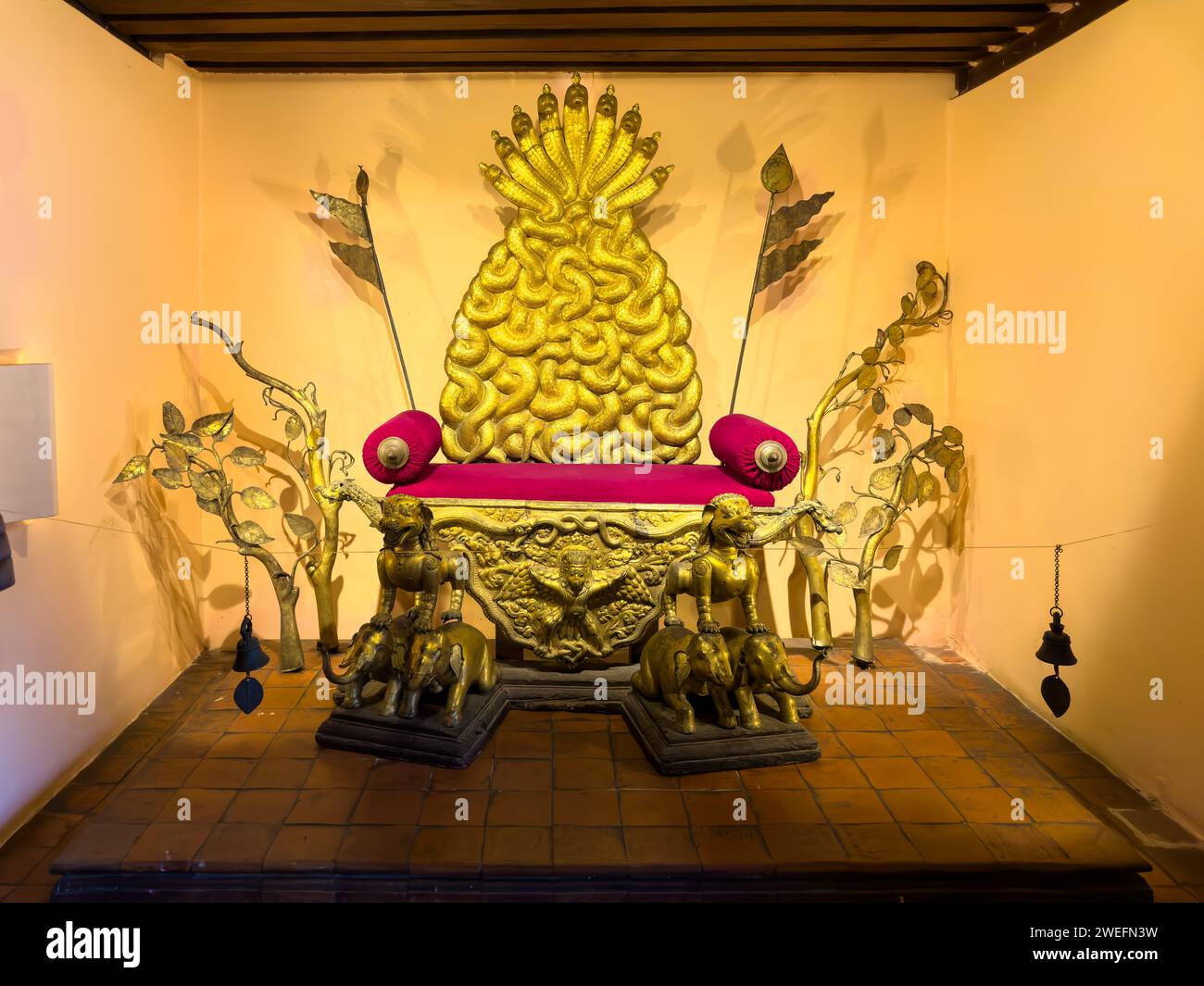 Throne of the Patan Kings, 17th century, Patan museum, Patan, Katmandu ... Throne of the Patan Kings, 17th century, Patan museum, Patan, Katmandu ...