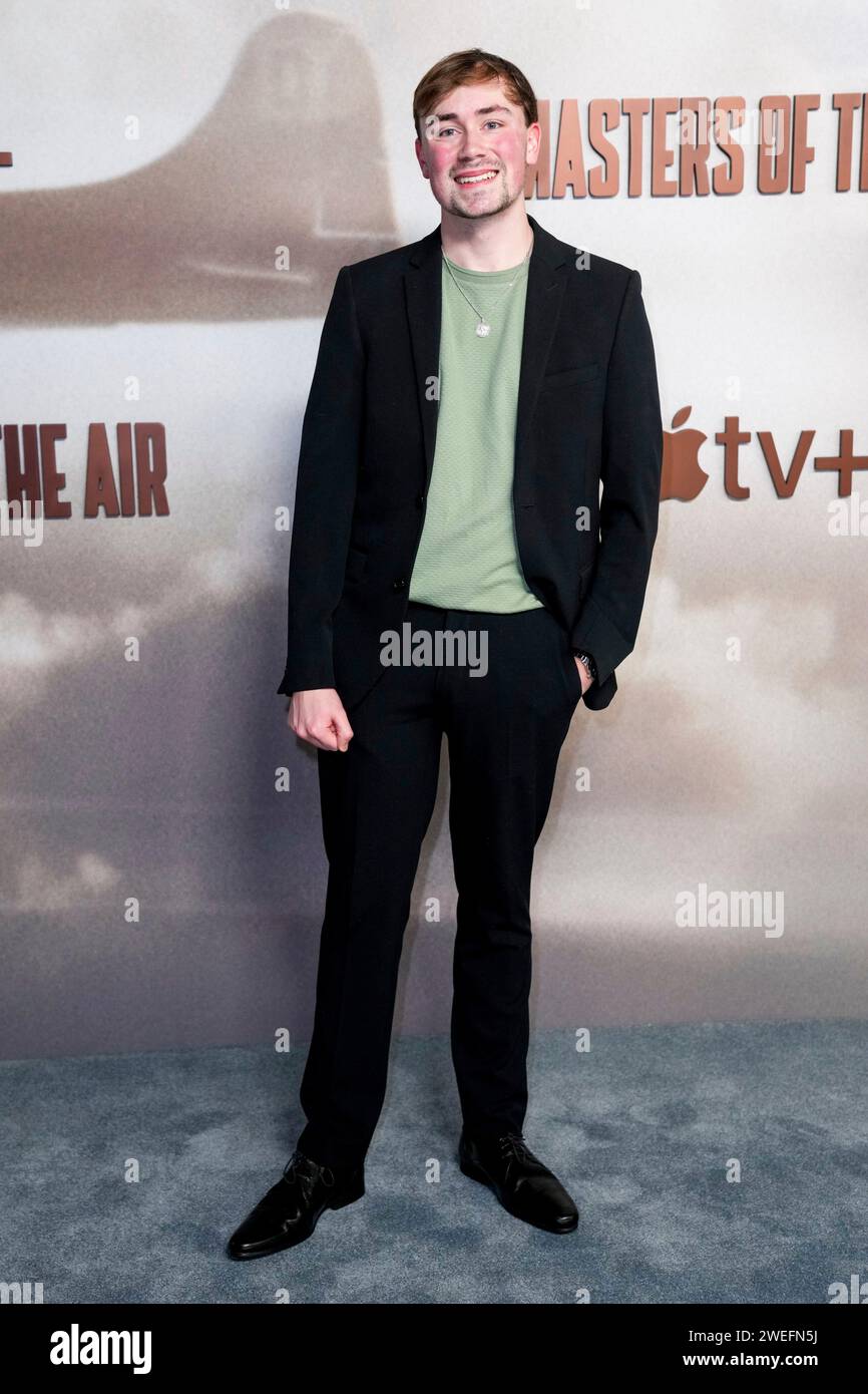 Thomas Perry poses for photographers upon arrival at the UK premiere of ...