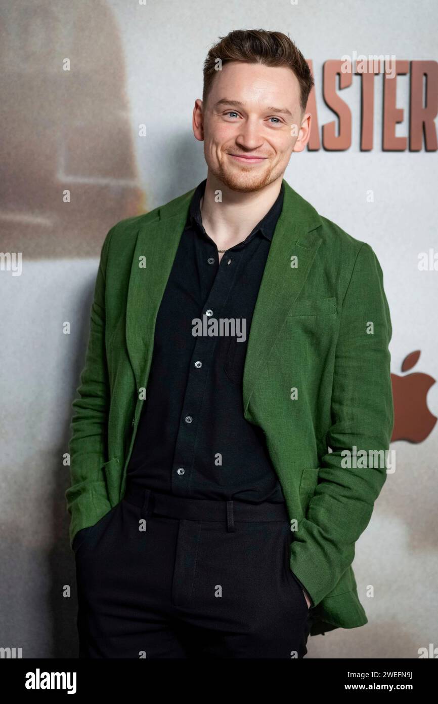 Louis Greatorex poses for photographers upon arrival at the UK premiere ...