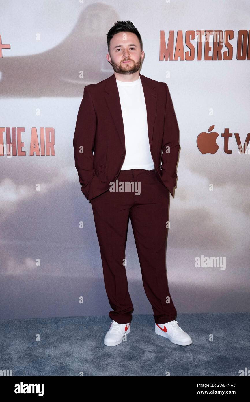 Ian Dunnett Jnr poses for photographers upon arrival at the UK premiere ...