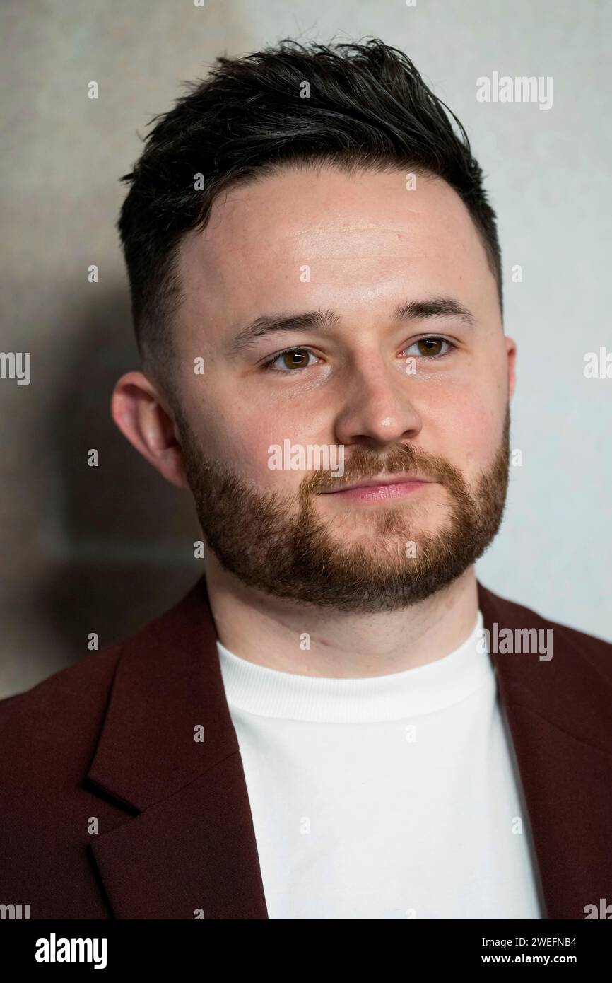 Ian Dunnett Jnr poses for photographers upon arrival at the UK premiere ...