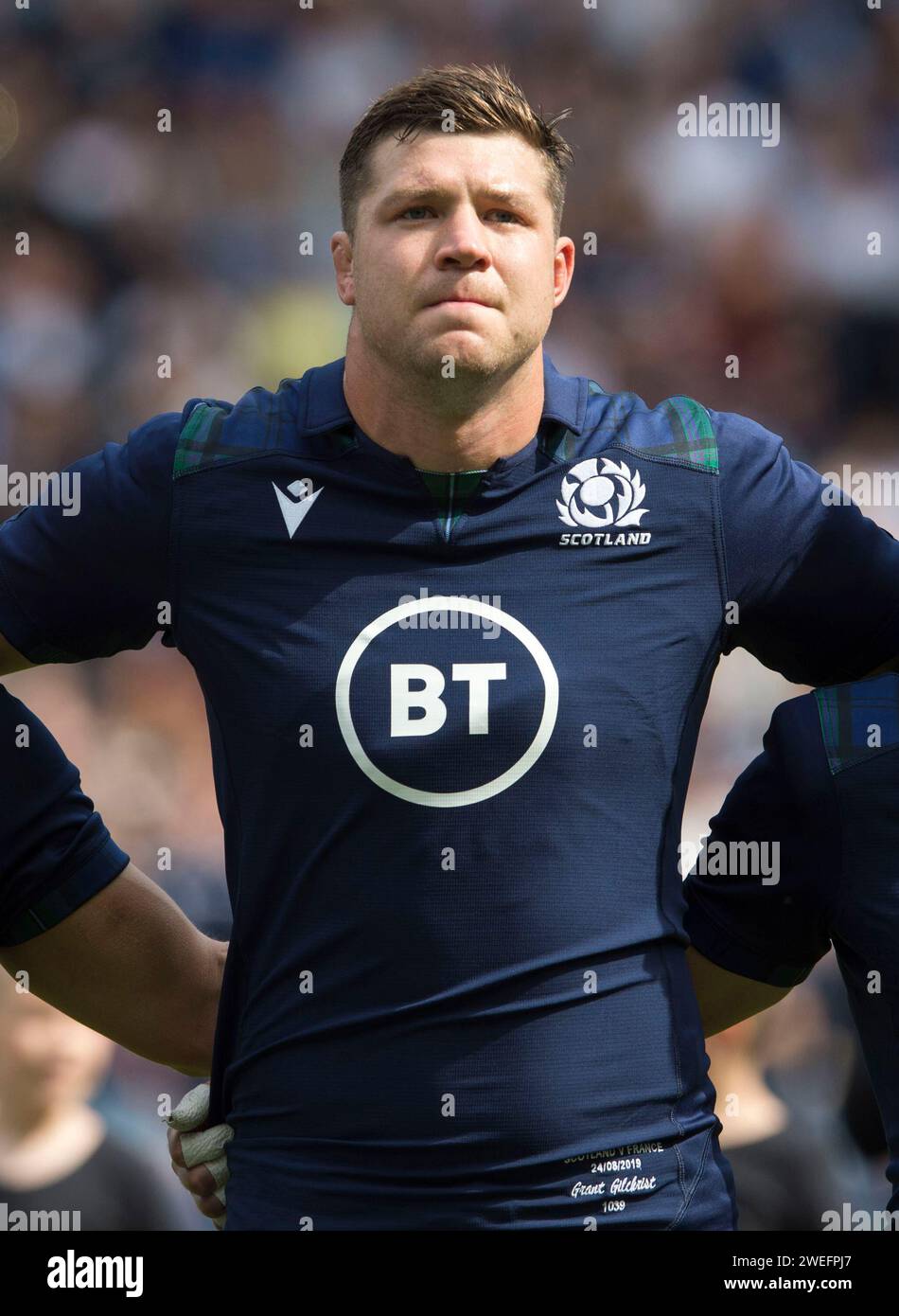 File photo dated 24-08-2019 of Grant Gilchrist, who will miss Scotland ...