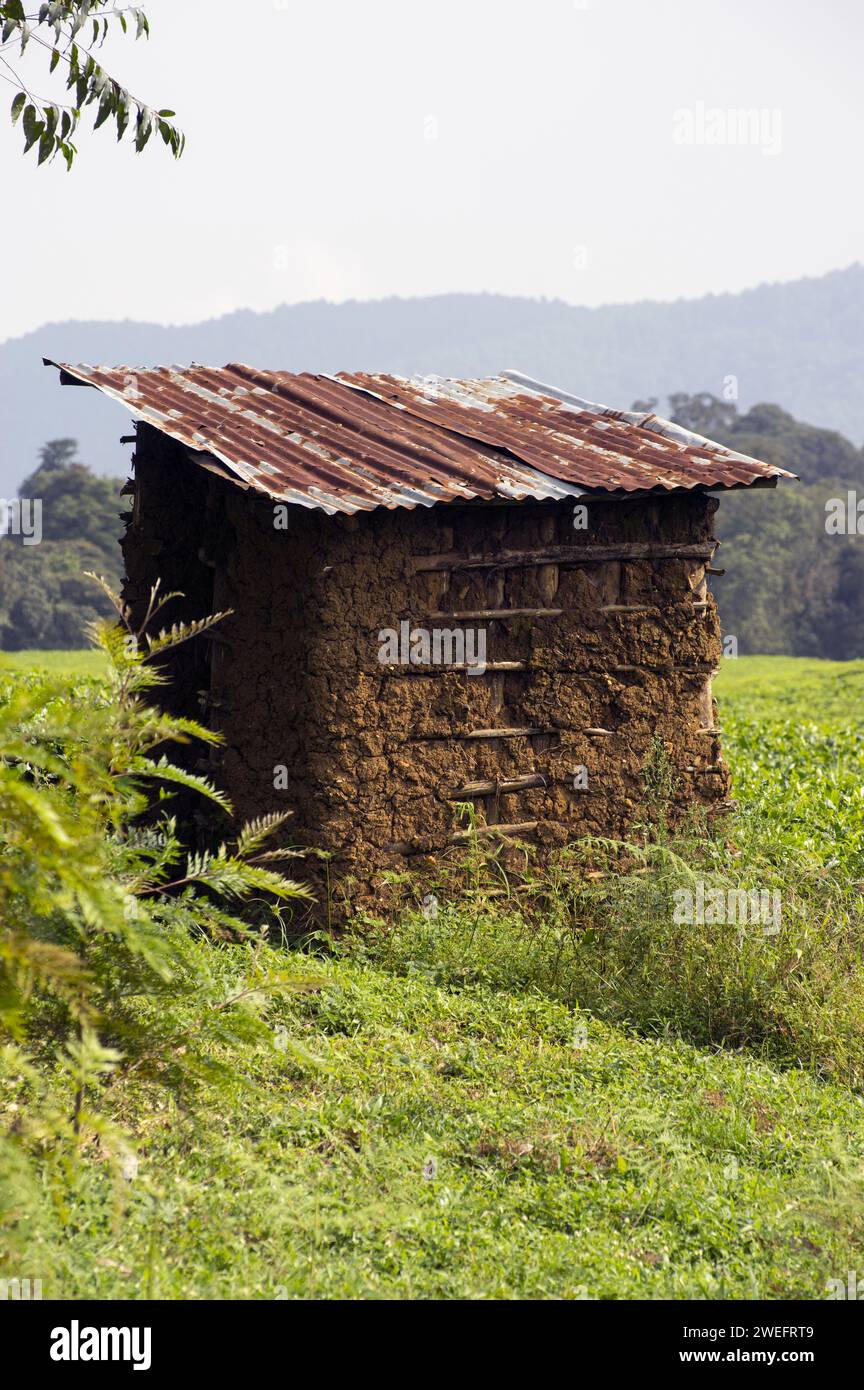 Wood shack mud walls hi-res stock photography and images - Alamy