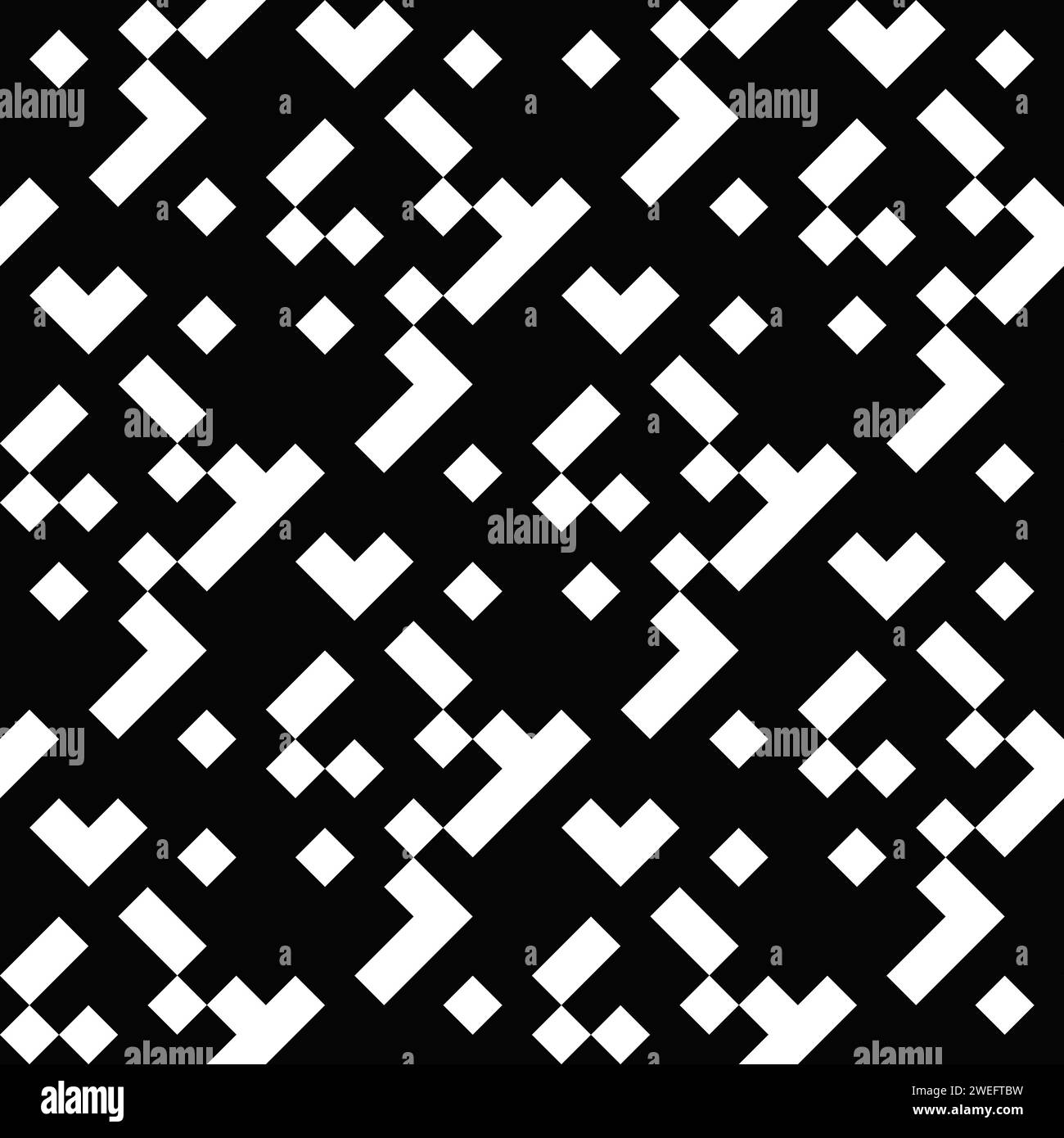 Random seamless abstract diagonal monochrome pattern background design Stock Vector Image & Art ...