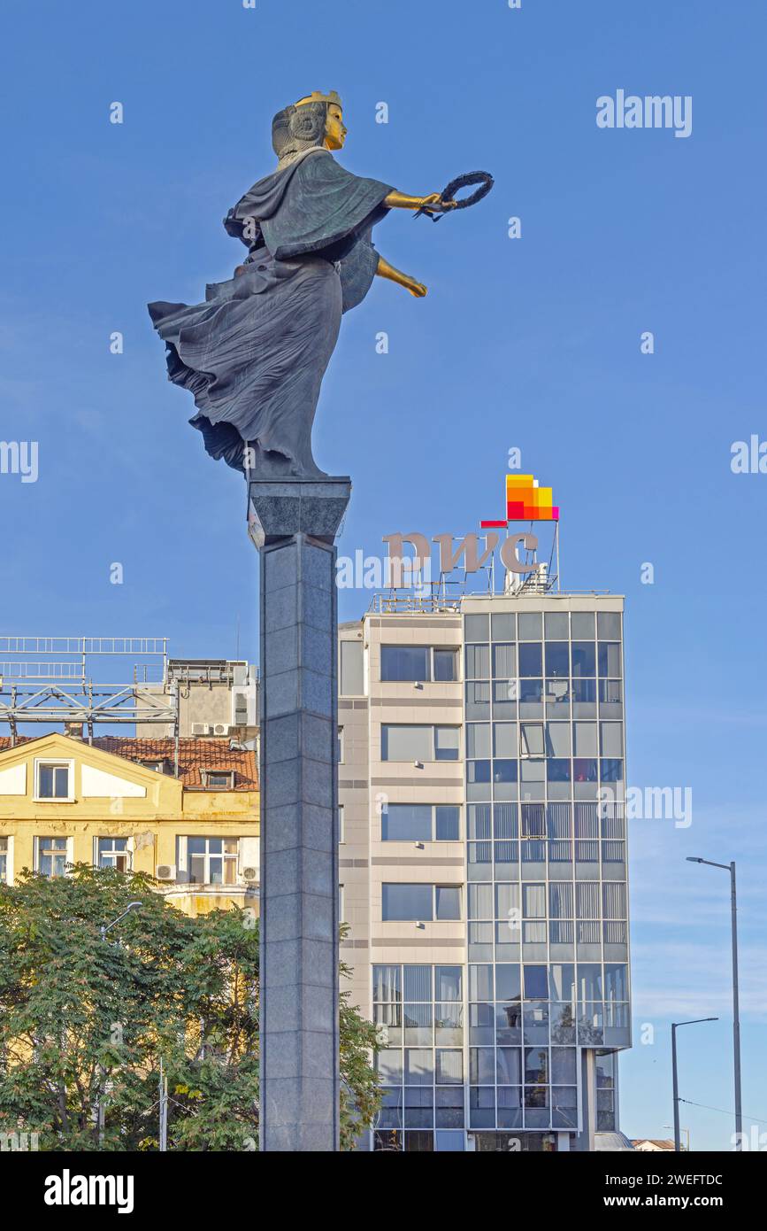 Sofia, Bulgaria - October 16, 2023: Statue of Saint Sofia Monument in ...