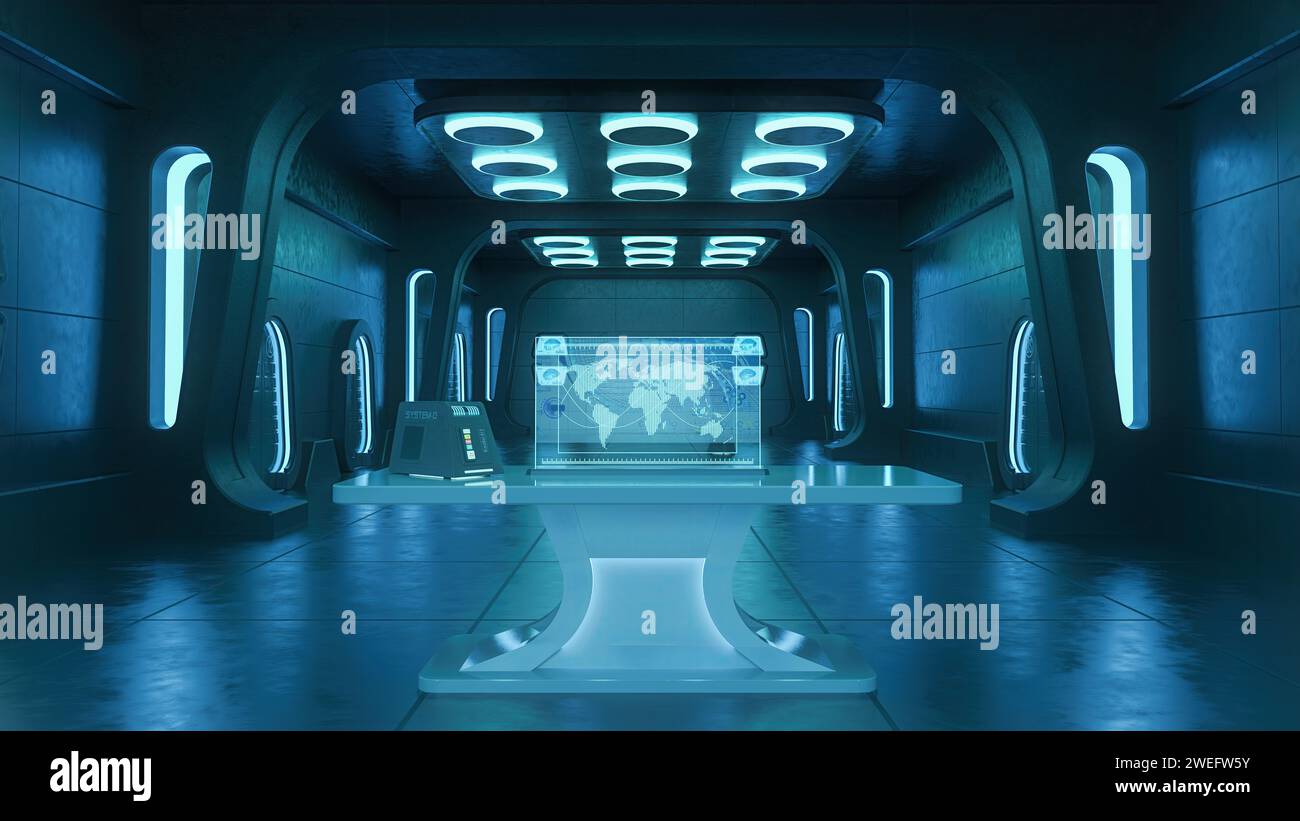 Futuristic space station hi-res stock photography and images - Alamy