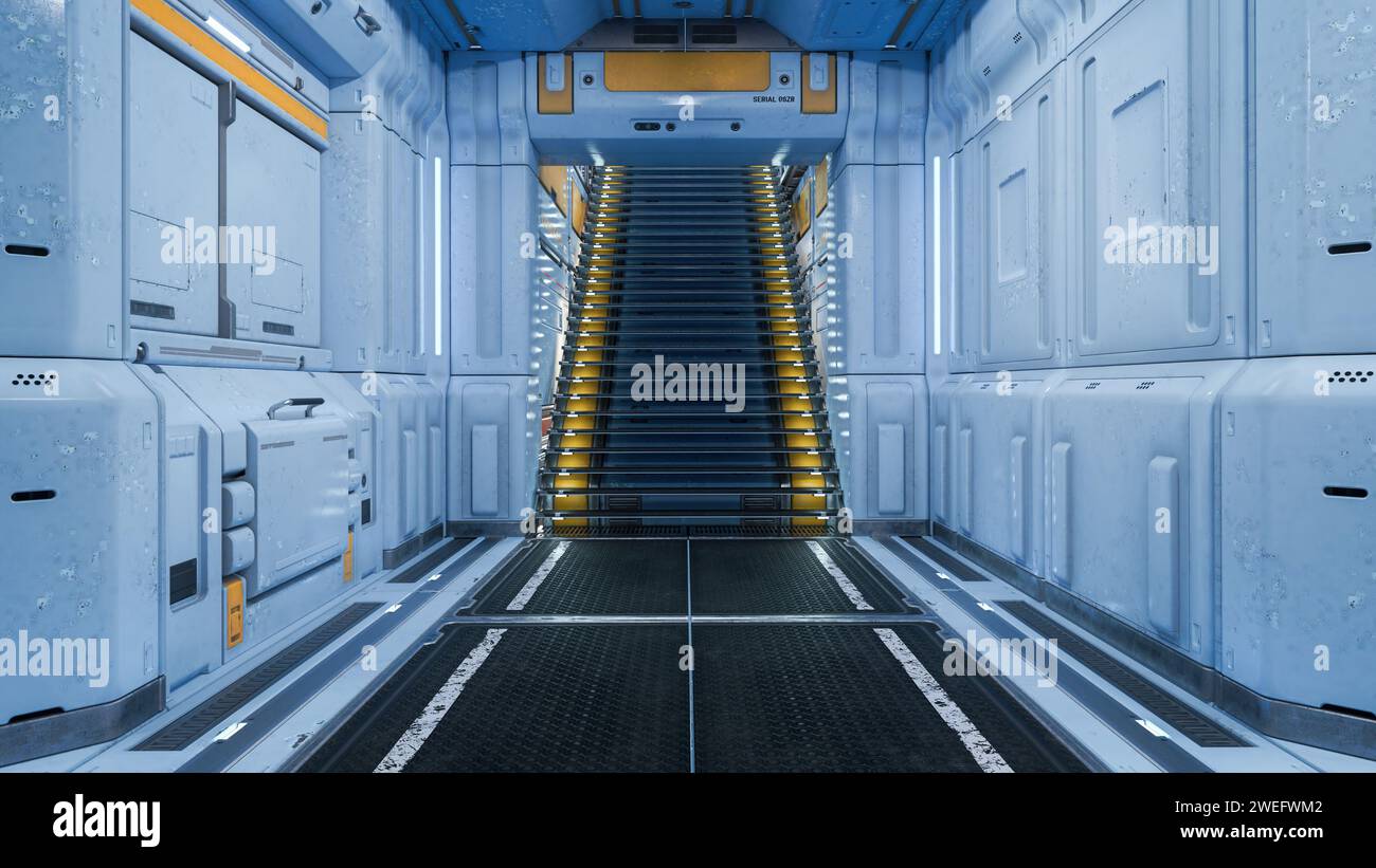 Science fiction industrial alien architecture hi-res stock photography ...