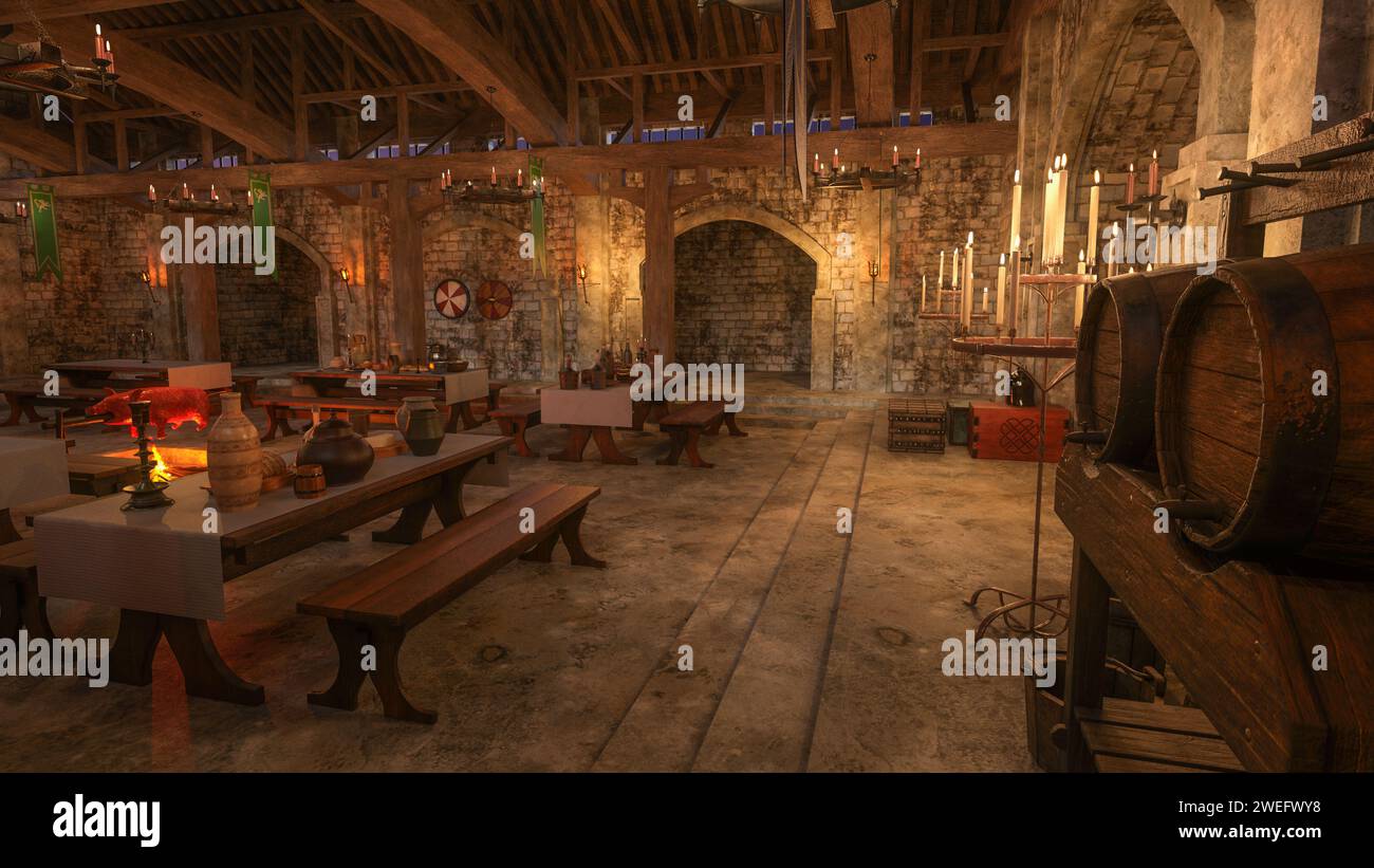 Medieval Banquet Hall Feast At Greensleeves Medieval Kingdom