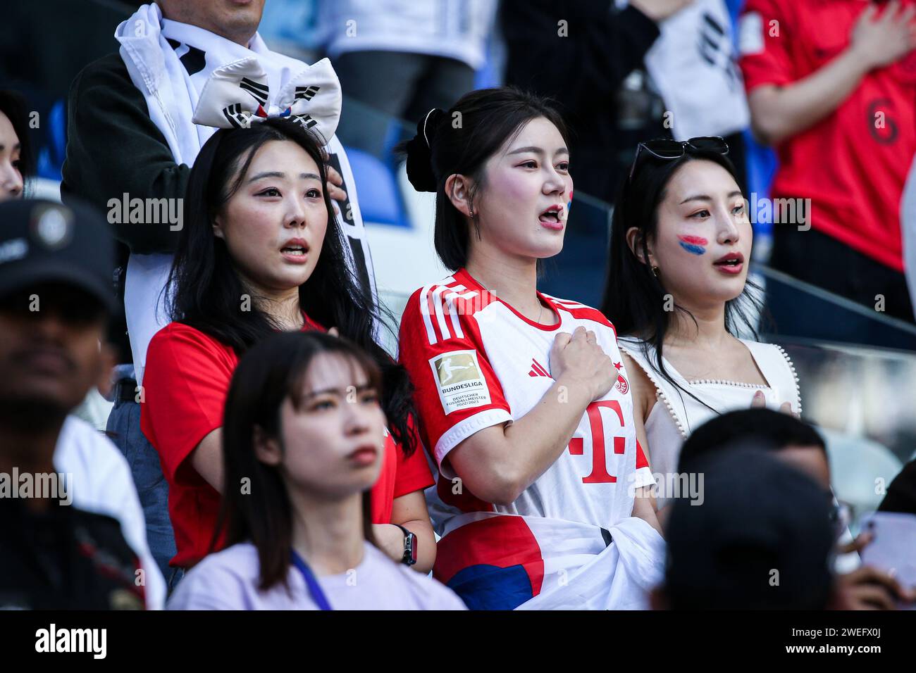 Doha, Qatar, 25 Jan 2024, AFC Asian Cup Qatar 2023 Group E - South ...