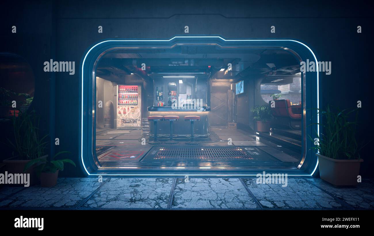 Cyberpunk drink hi-res stock photography and images - Alamy