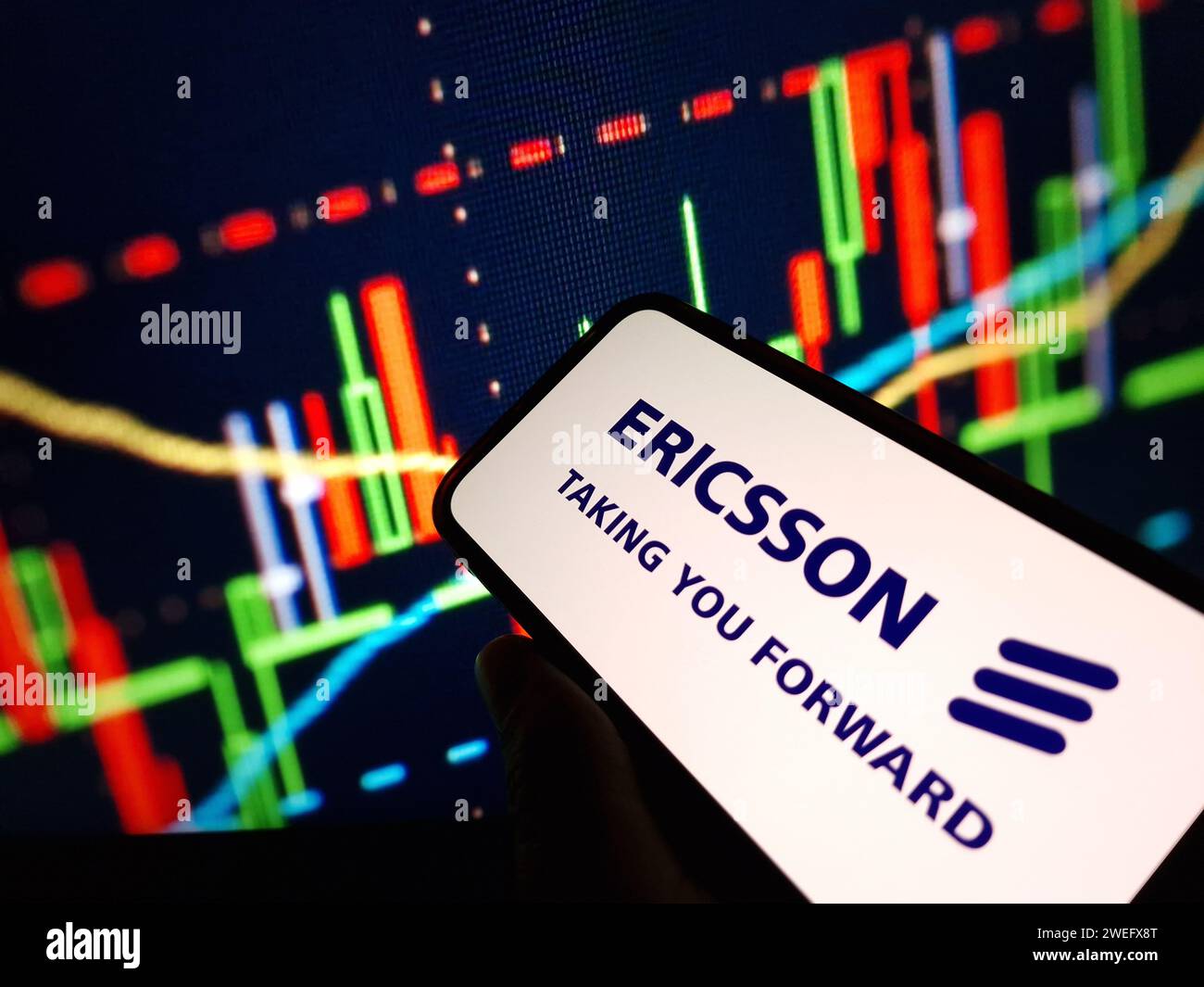 Ericsson logo hi-res stock photography and images - Alamy