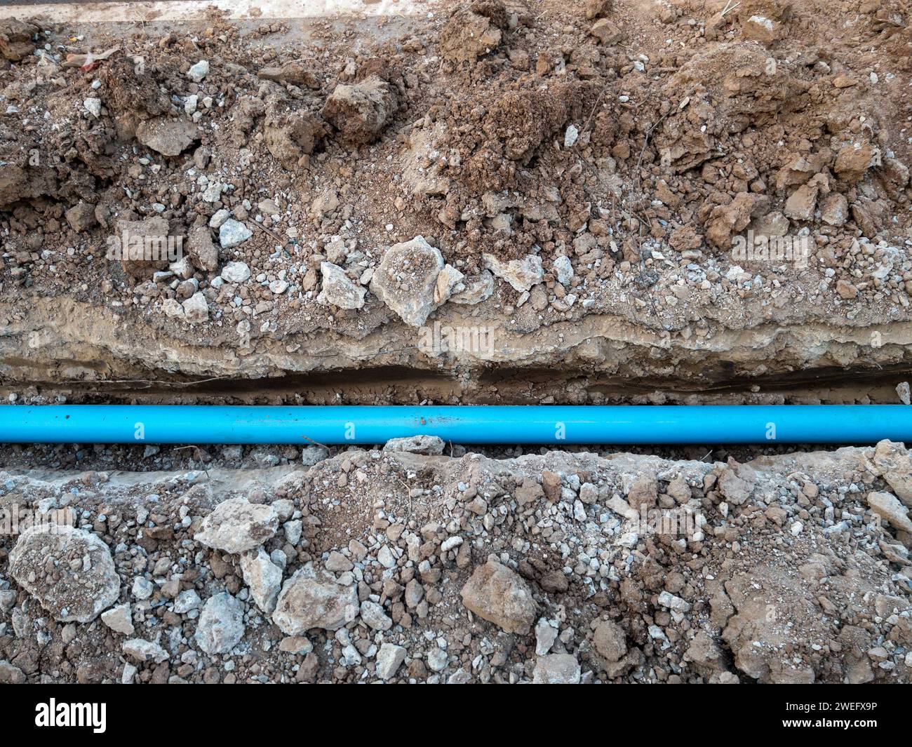 Installing underground conduit hi-res stock photography and images - Alamy