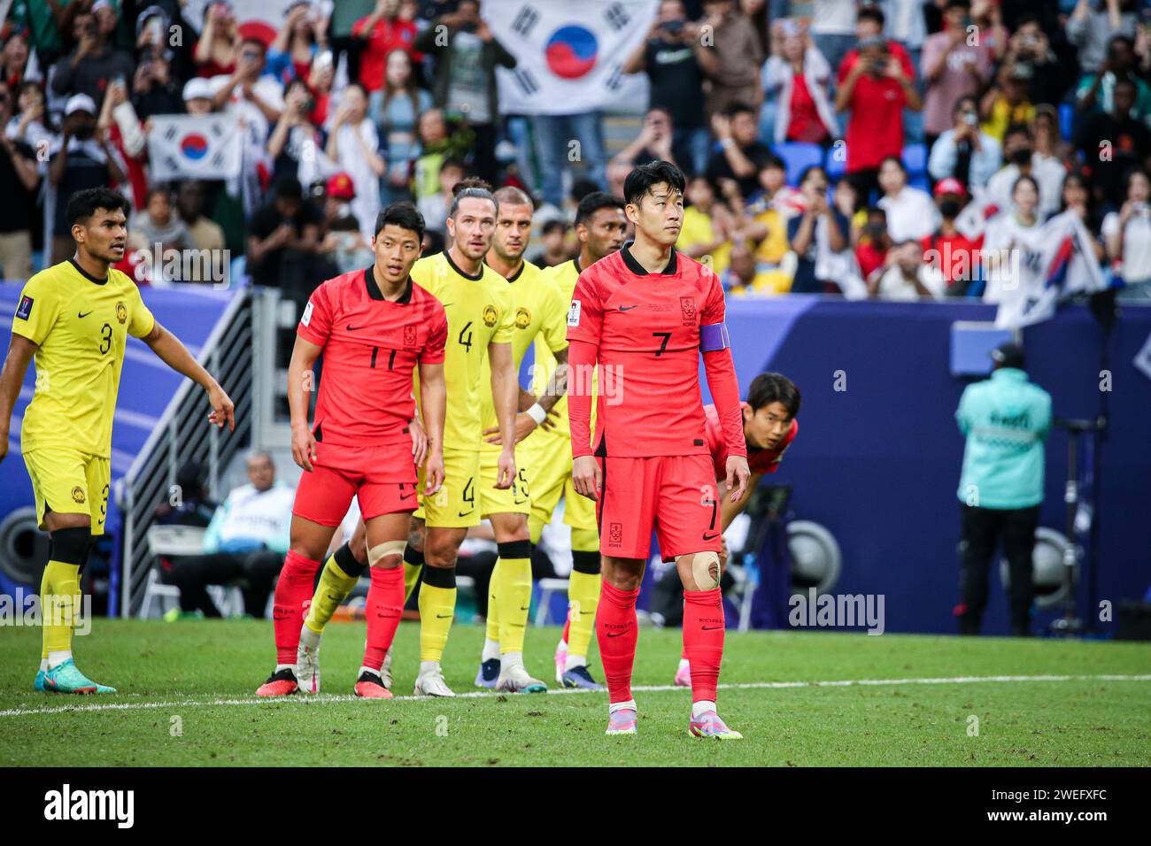 Doha, Qatar, 25 Jan 2024, AFC Asian Cup Qatar 2023 Group E - South ...