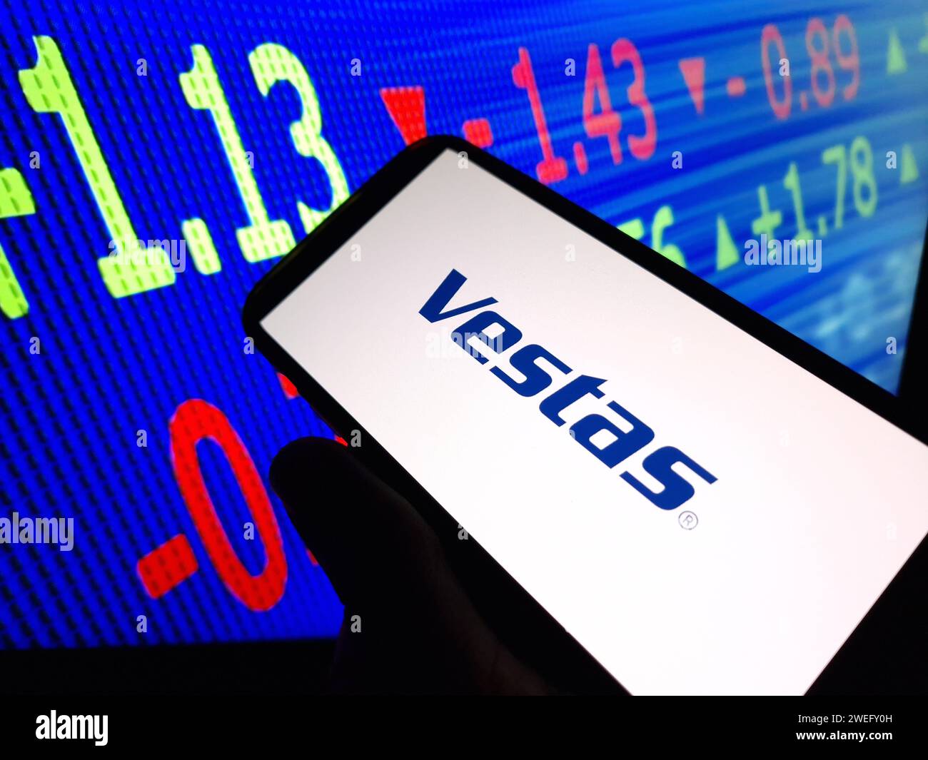 Vestas logo hi-res stock photography and images - Alamy