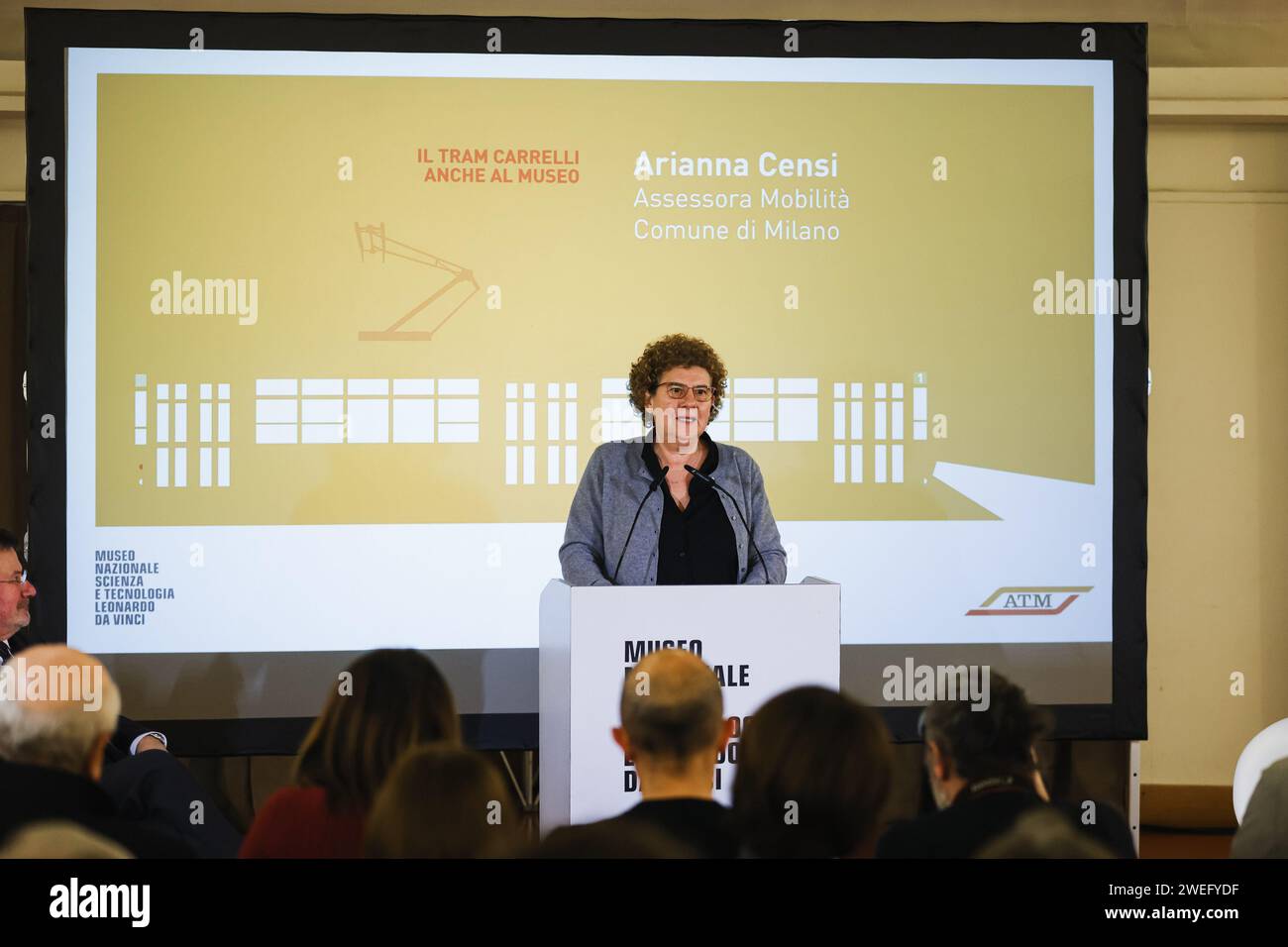 Milano, Italia. 25th Jan, 2024. Foto Alessandro Bremec/LaPresse25-01 ...