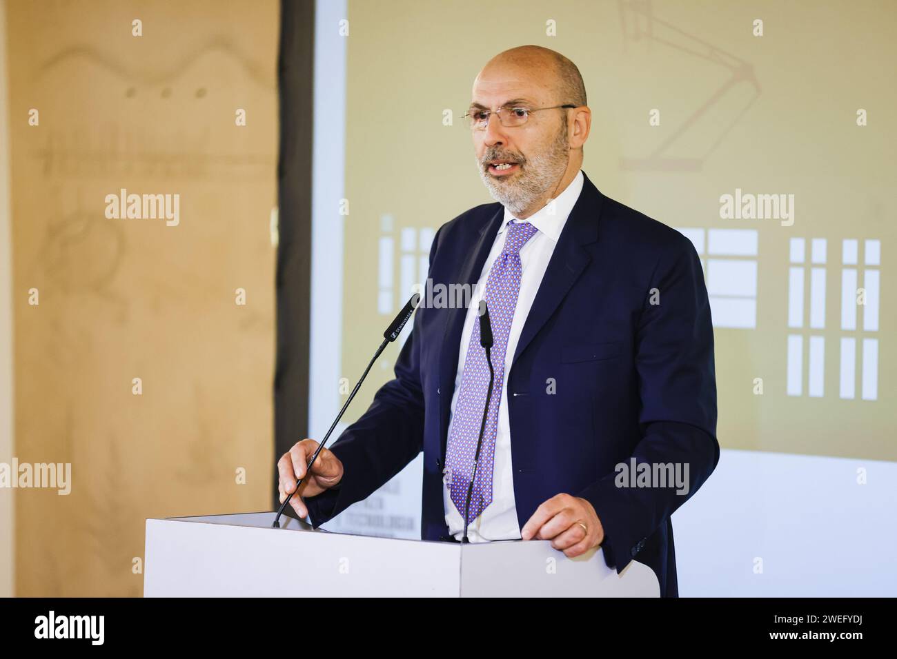 Milano, Italia. 25th Jan, 2024. Foto Alessandro Bremec/LaPresse25-01 ...