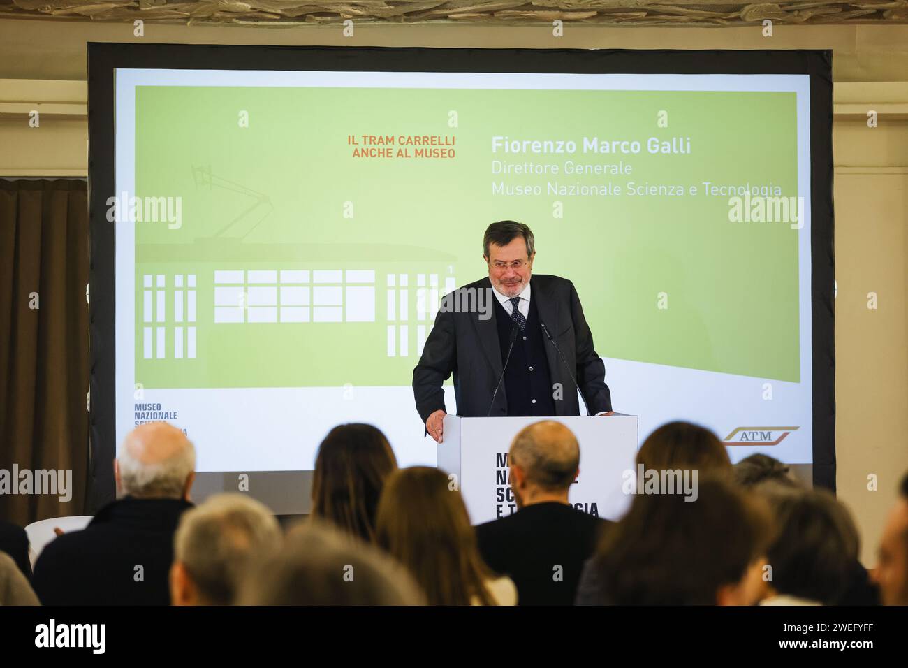 Milano, Italia. 25th Jan, 2024. Foto Alessandro Bremec/LaPresse25-01 ...