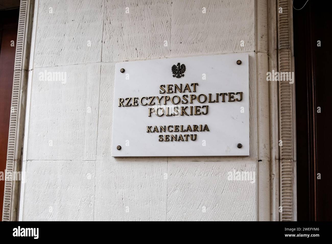 Warsaw parliament building hi-res stock photography and images - Alamy