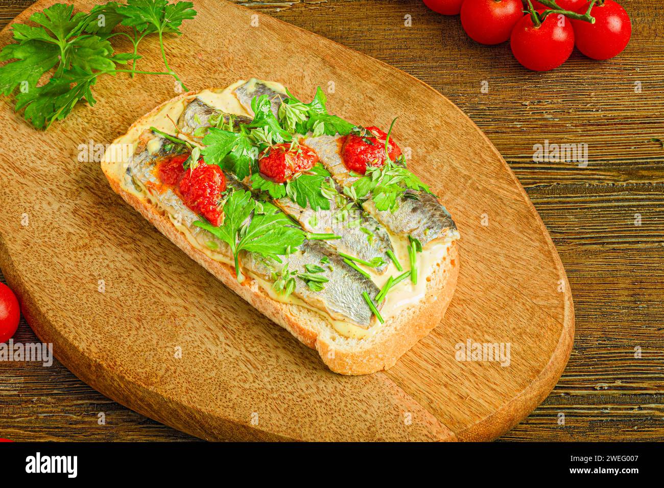 Toast fish sauce food hi-res stock photography and images - Alamy