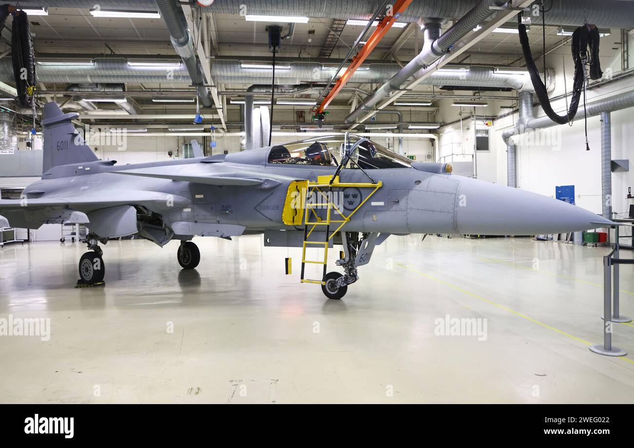 Sweden's Crown Princess Victoria and Prince Daniel visits the aerospace ...