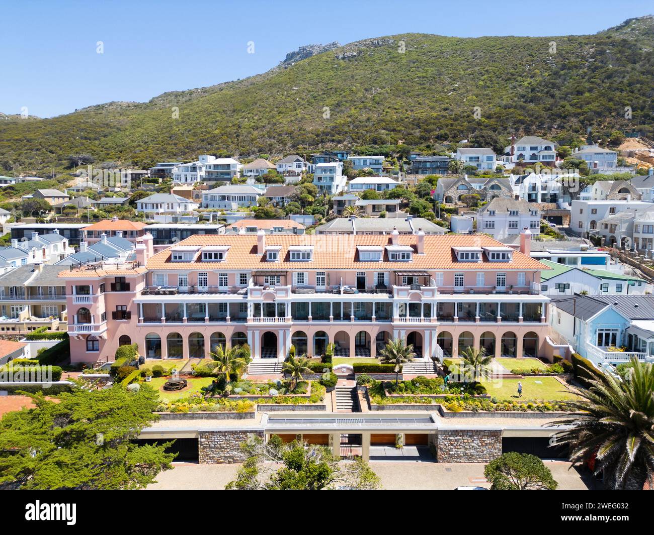 Majestic Apartments, Kalk Bay, Cape Town, South Africa Stock Photo - Alamy
