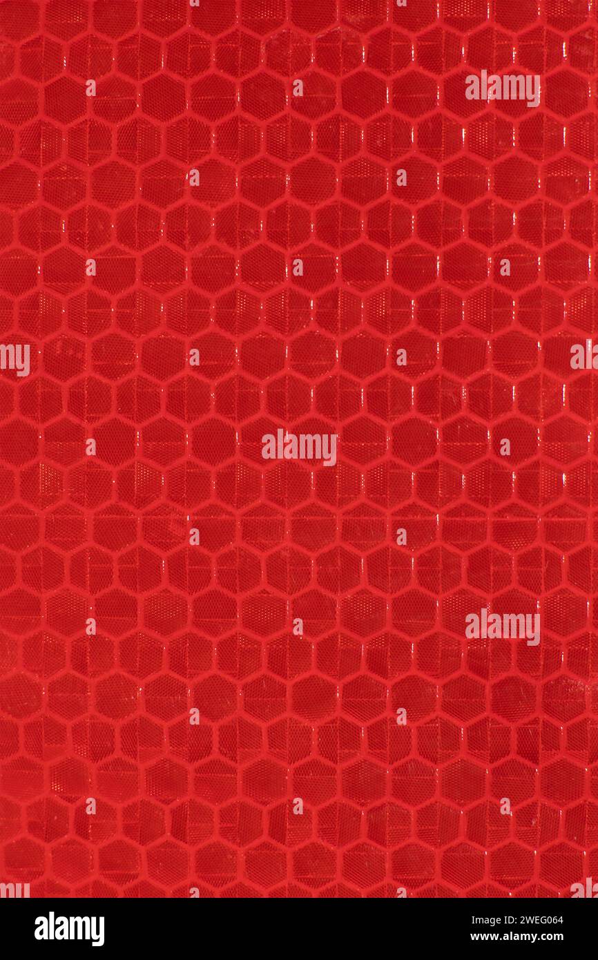 Red reflective signs hi-res stock photography and images - Alamy