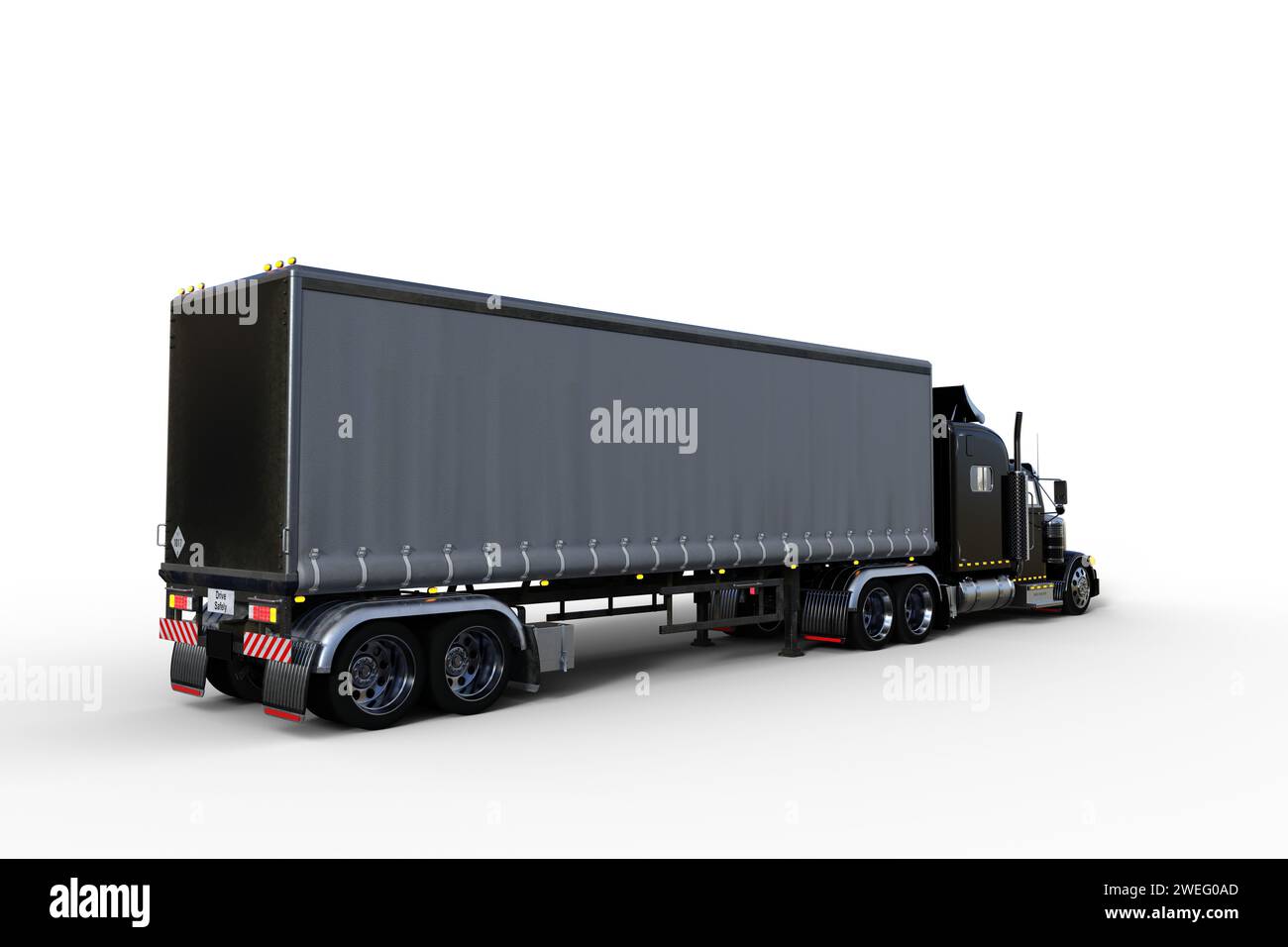 Articulated lorry illustration hi-res stock photography and images - Alamy