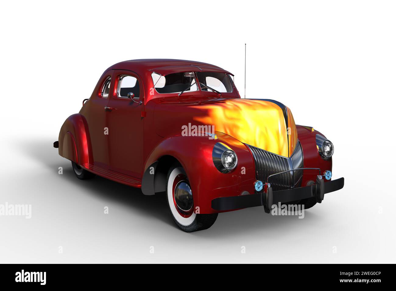 Custom Car Paint Jobs Red