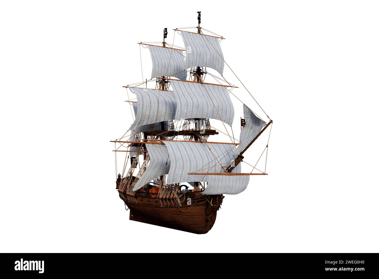 Front of a ship on the ocean Cut Out Stock Images & Pictures - Alamy