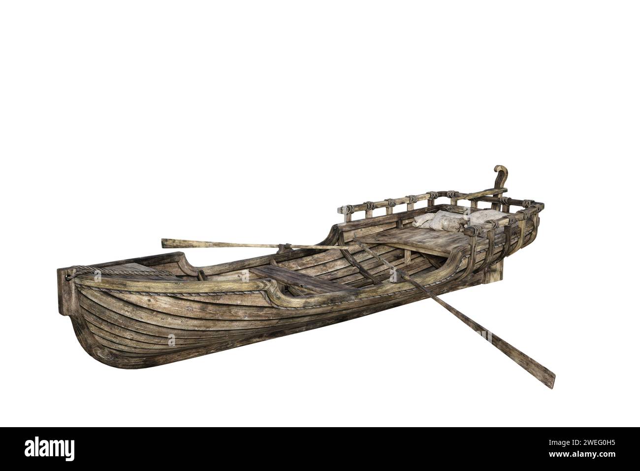 Lifeboat oars Cut Out Stock Images & Pictures - Alamy