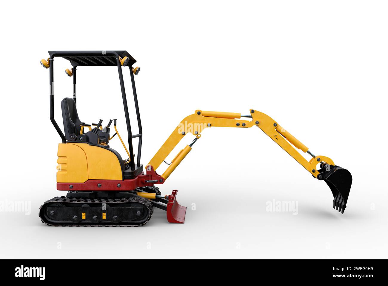 Digger arm Cut Out Stock Images & Pictures - Alamy