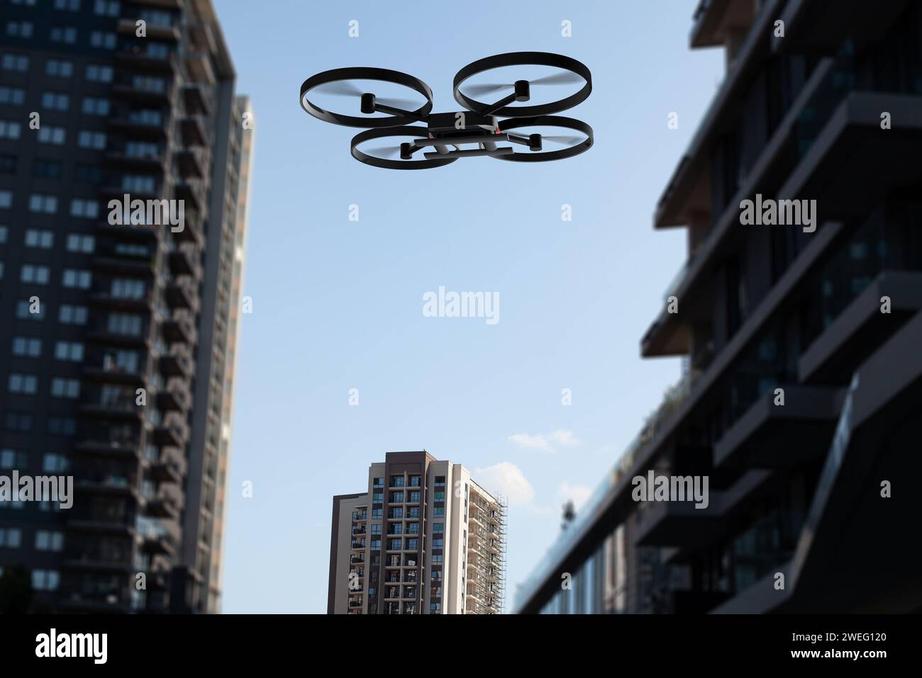 Aerial survey residential area in hi-res stock photography and images ...